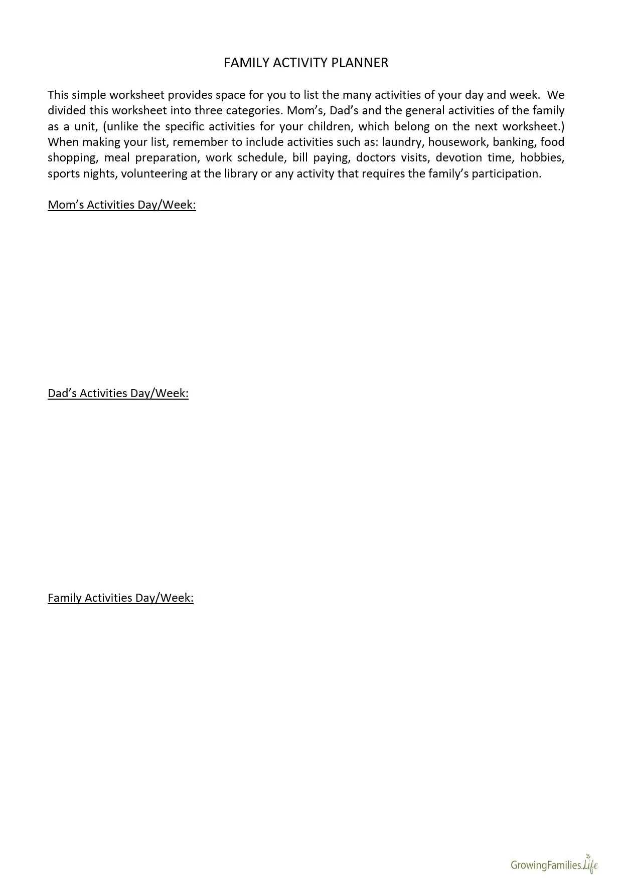 Resources - Toddlerhood — GrowingFamilies.Life