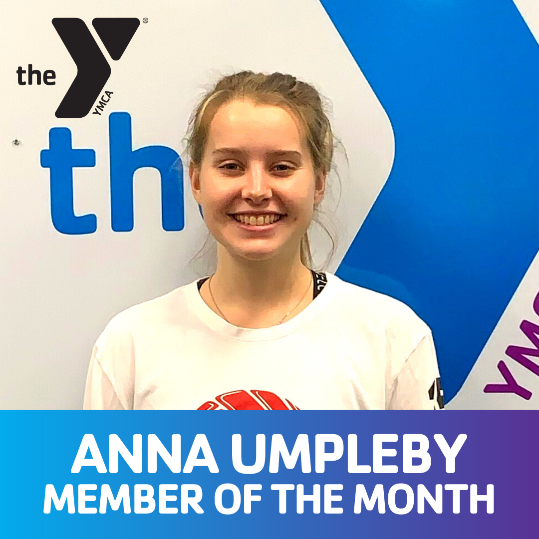 Anna Umpleby - Member of the Month — YMCA OF PARKERSBURG