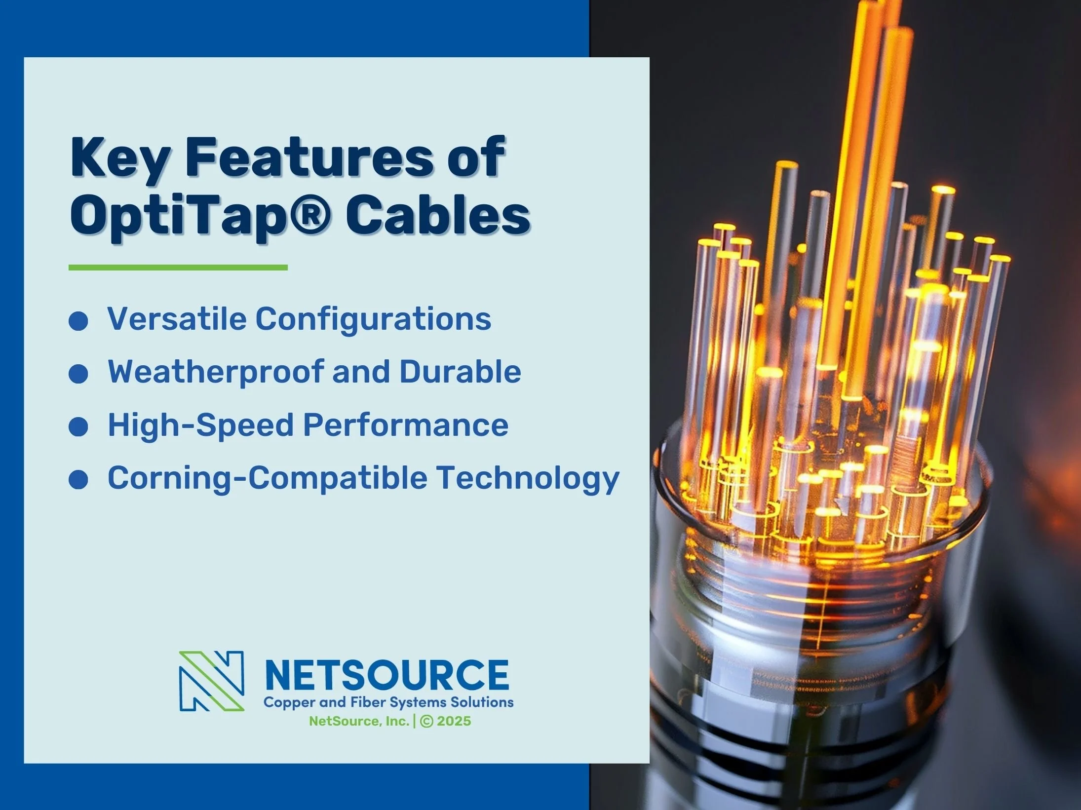 OptiTap® Cables: The Backbone of Modern Fiber Networks — NetSource, Inc