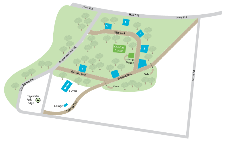 Campsites — Edgewater Park Lodge