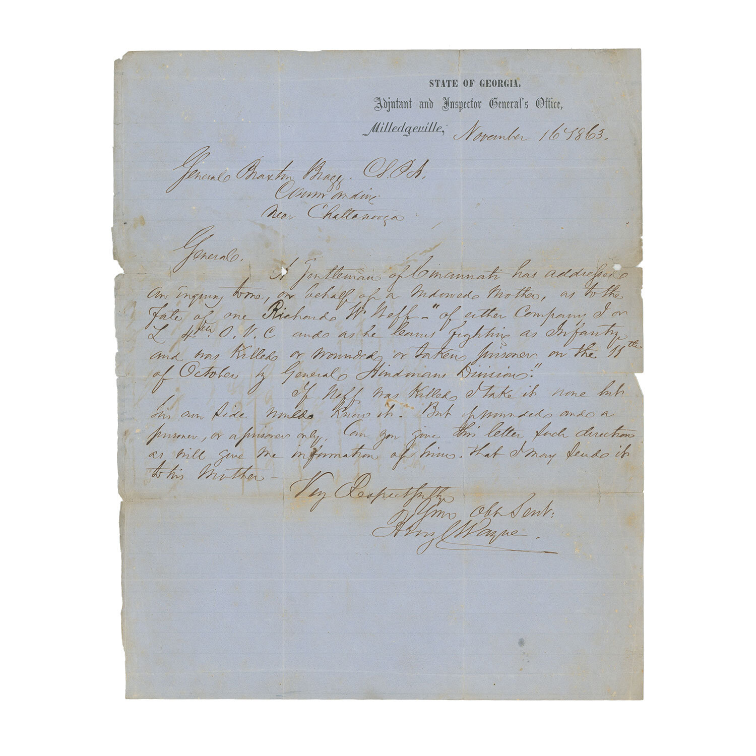 Autographs — Iron Horse Military Antiques