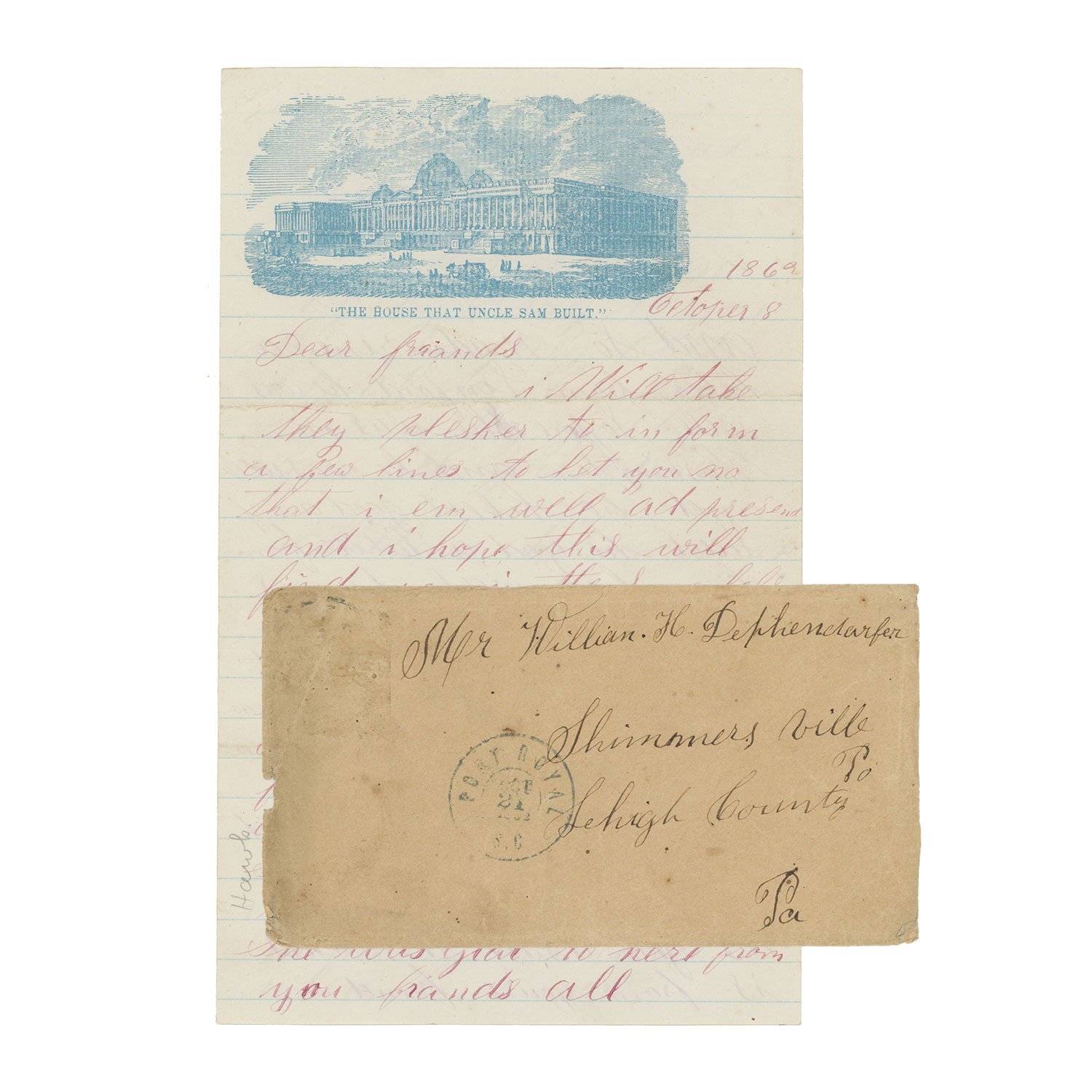 Original Letters and Documents from Civil War Soldiers — Iron Horse ...