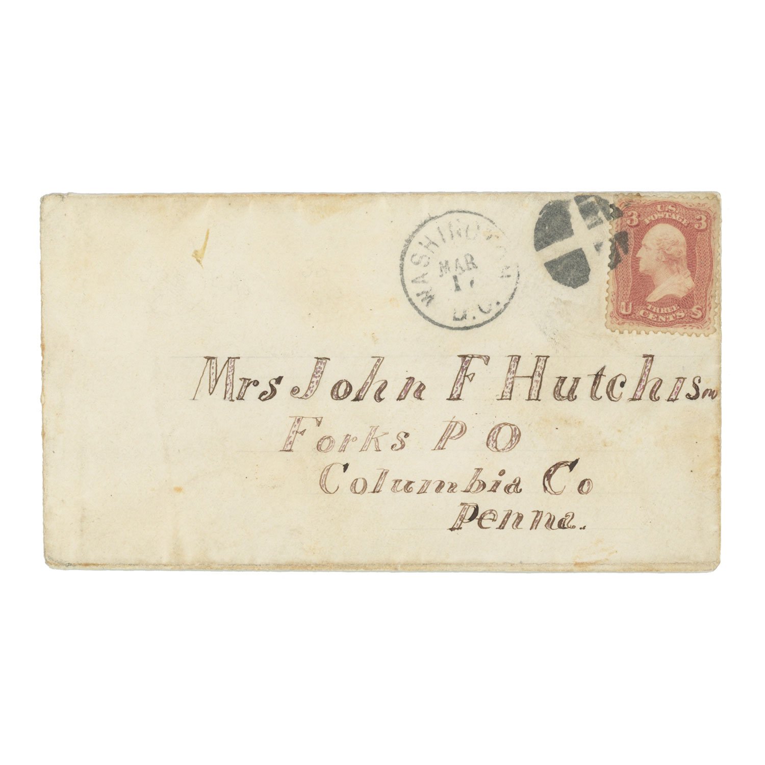 1865 Civil War Letter by Corporal John F. Hutchison, 209th Pennsylvania ...