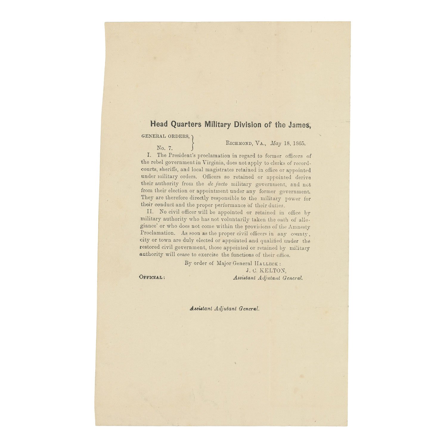 Original Letters and Documents from Civil War Soldiers — Iron Horse ...