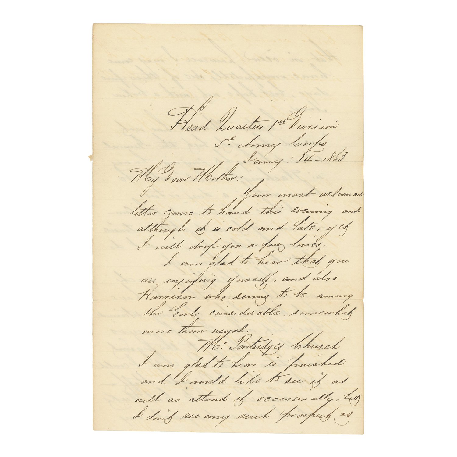 Original Letters and Documents from Civil War Soldiers — Iron Horse ...