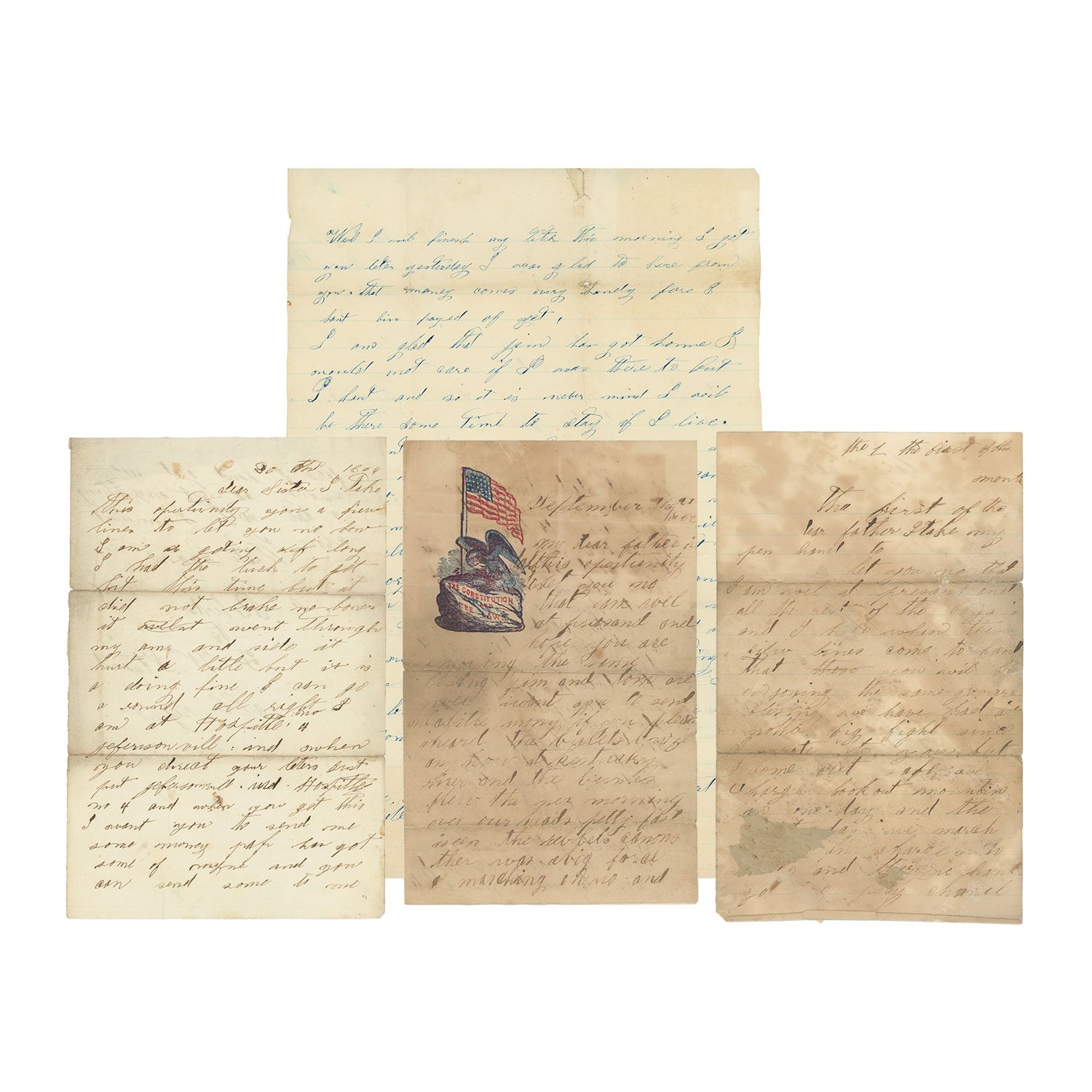 Original Letters and Documents from Civil War Soldiers — Iron Horse ...