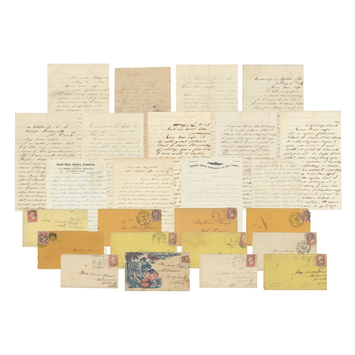 Original Letters and Documents from Civil War Soldiers — Iron Horse ...