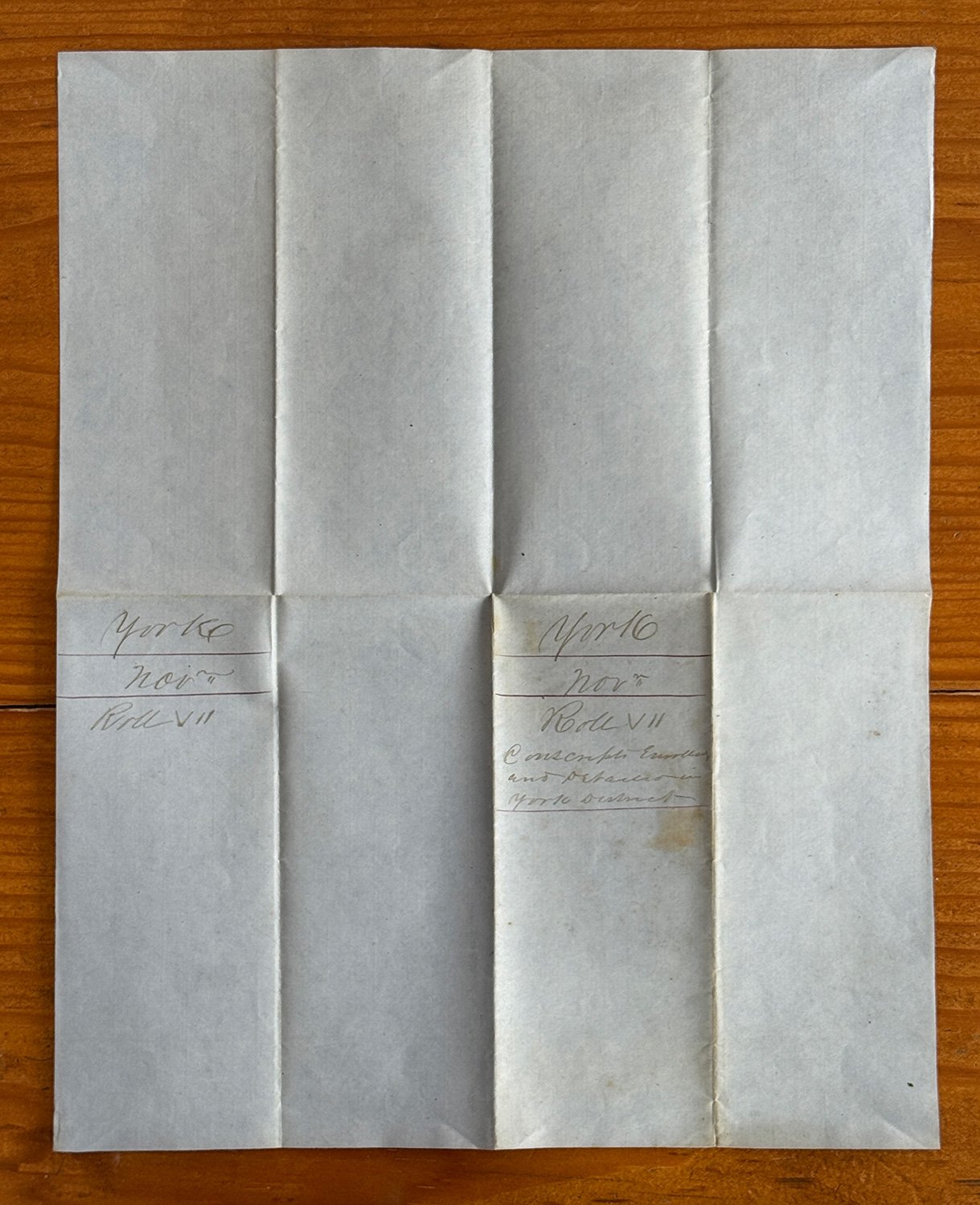 1864 Confederate Conscription Document Listing 19 Men Drafted to Serve ...