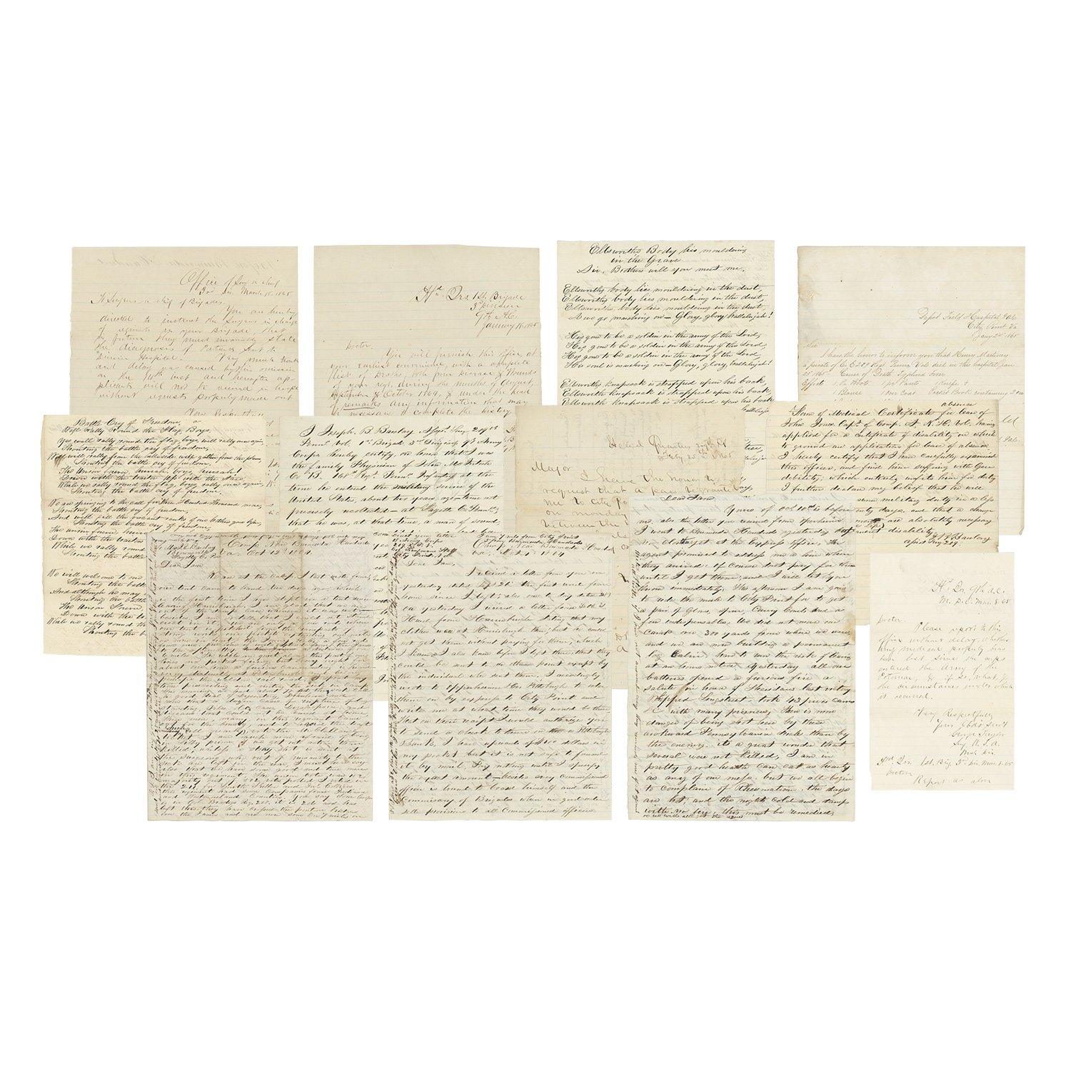 Original Letters and Documents from Civil War Soldiers — Iron Horse ...