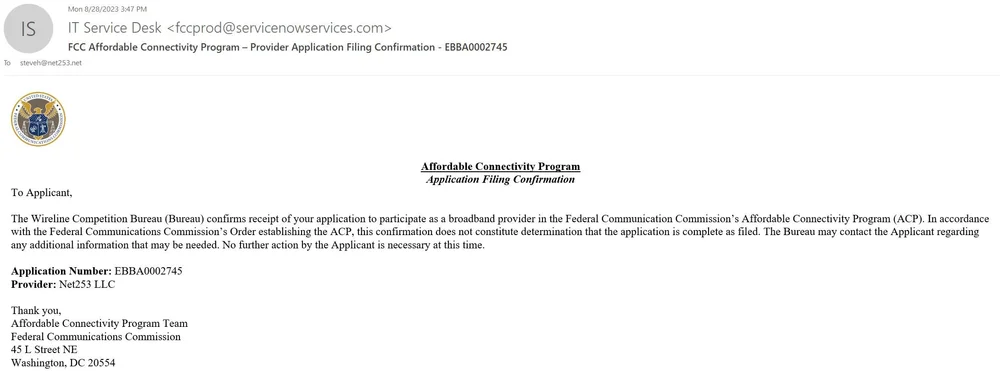Still plugging away at ACP benefit - we now can process ACP! — Net253