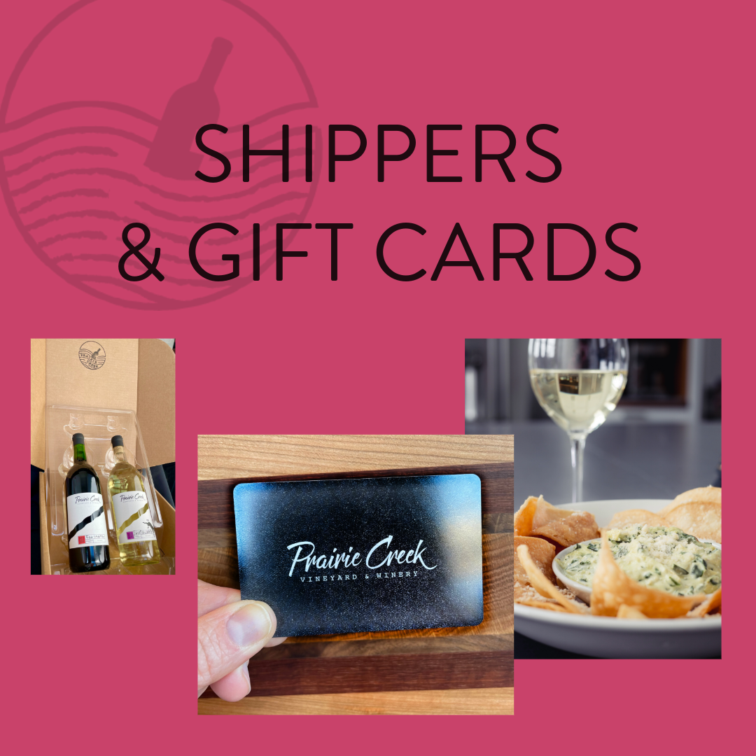 $50 GIFT CARDS — Prairie Creek Vineyard & Winery