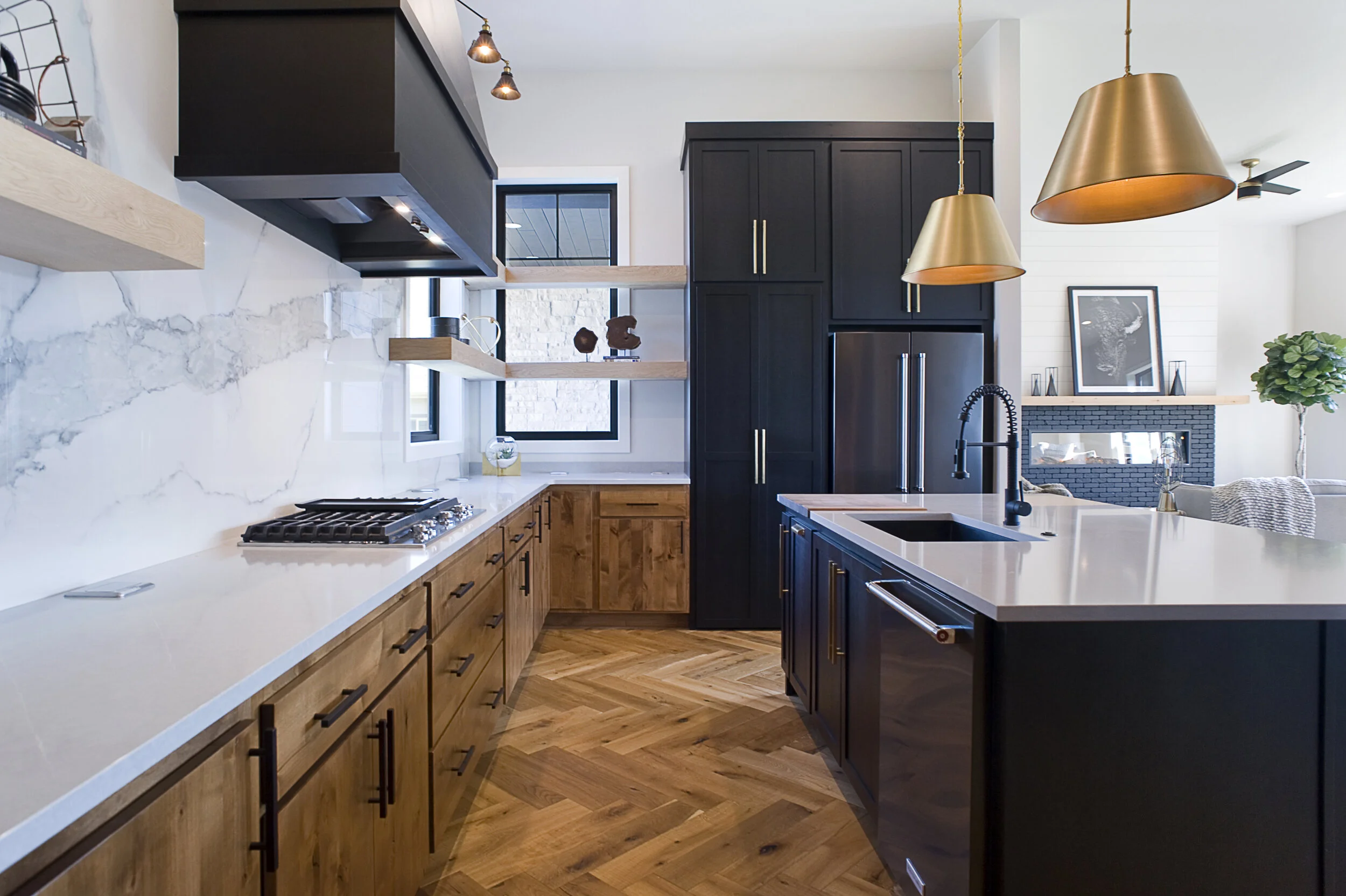 Kitchen With A View — George Custom Homes