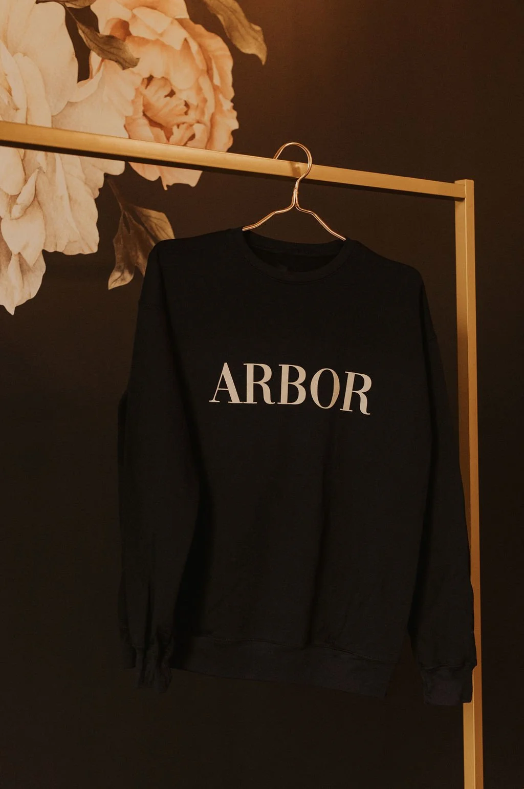 Black ARBOR Crewneck — Arbor Venues