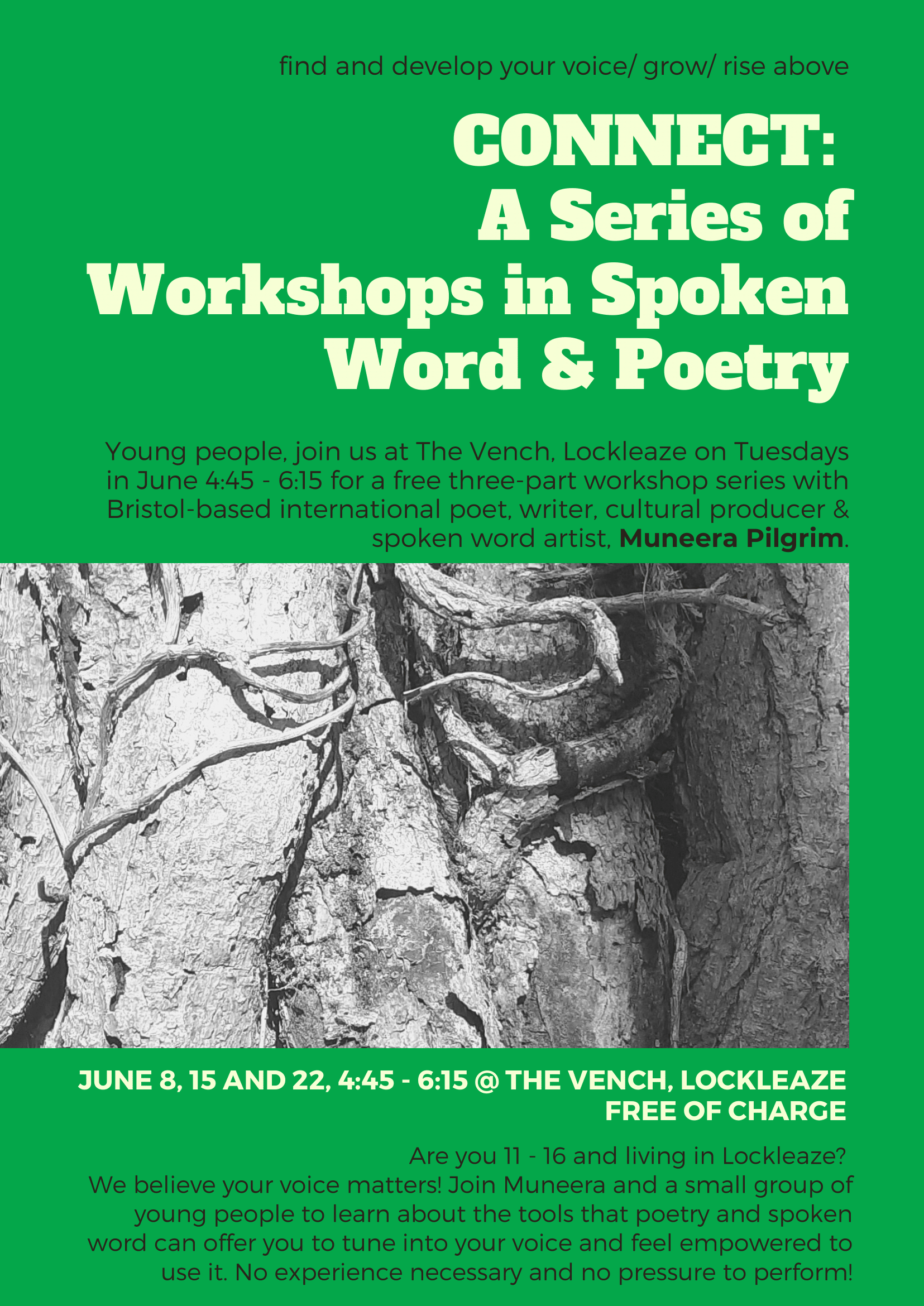 A FREE spoken word and poetry workshop for 11-16 year olds. — Lockleaze ...