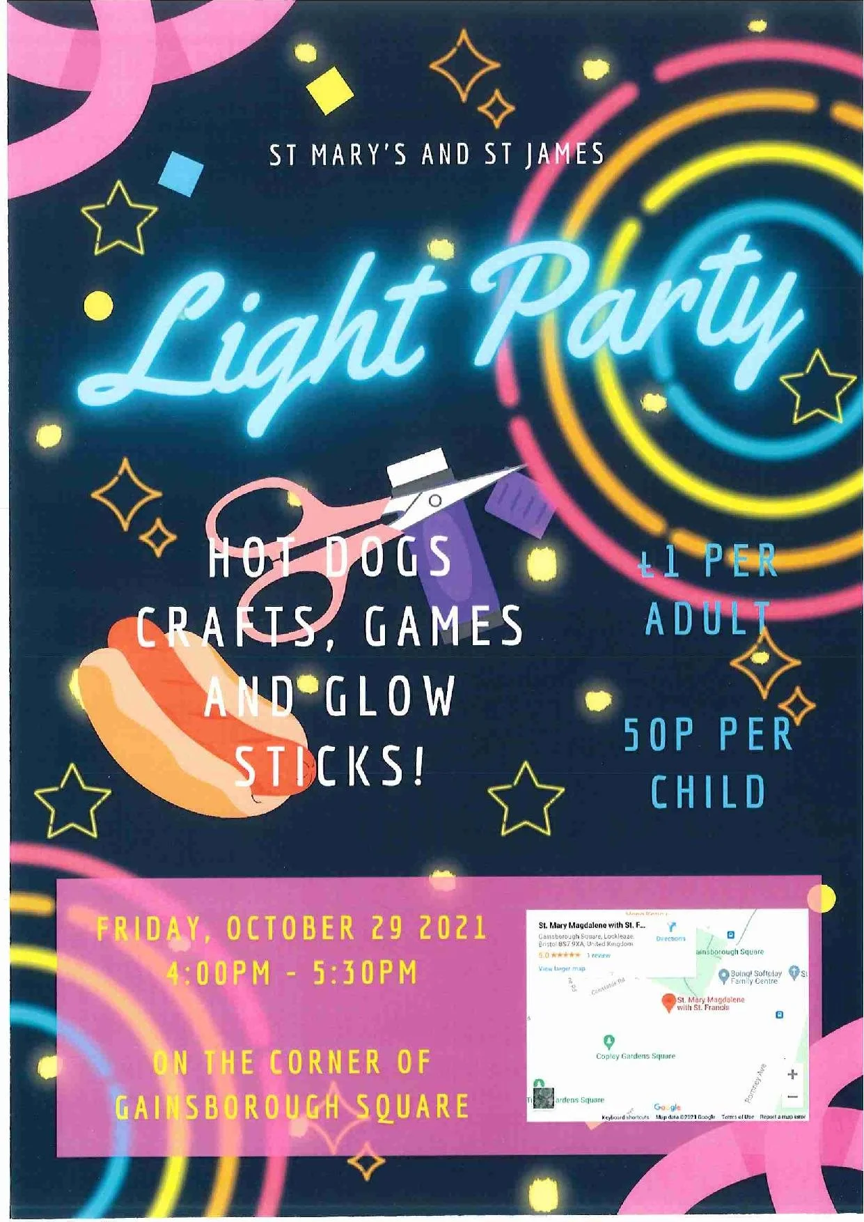 Light Party @ St Mary's and St James Church — Lockleaze Neighbourhood Trust