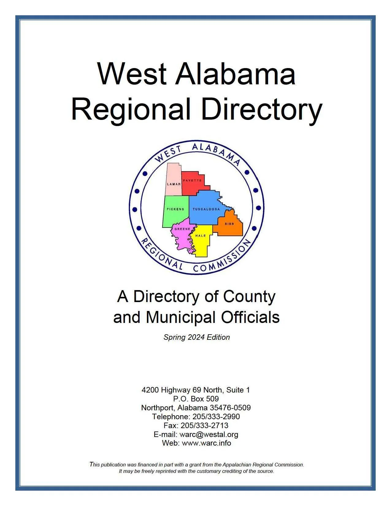 Regional Directory — West Alabama Regional Commission