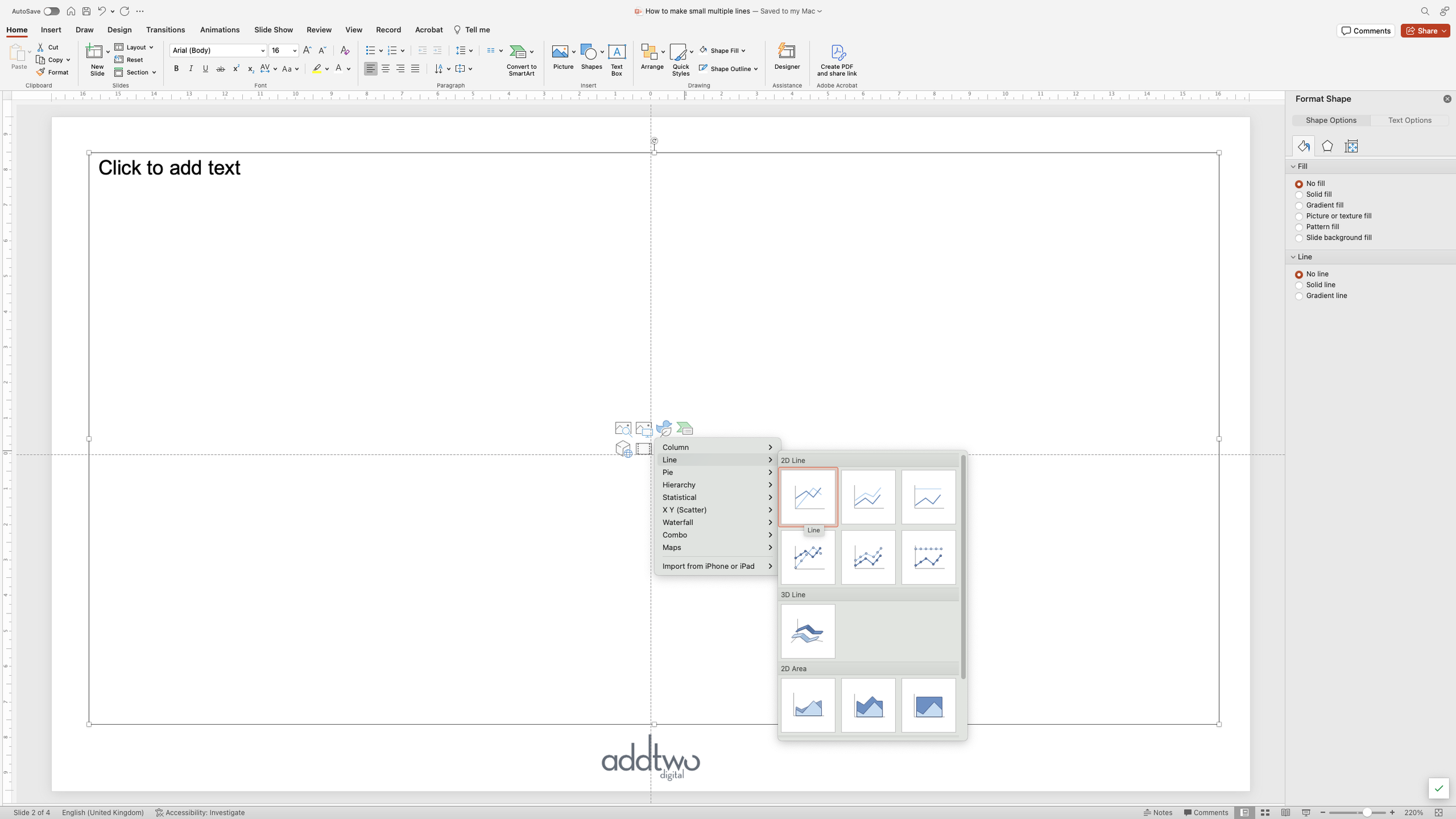 PowerPoint charts — AddTwo