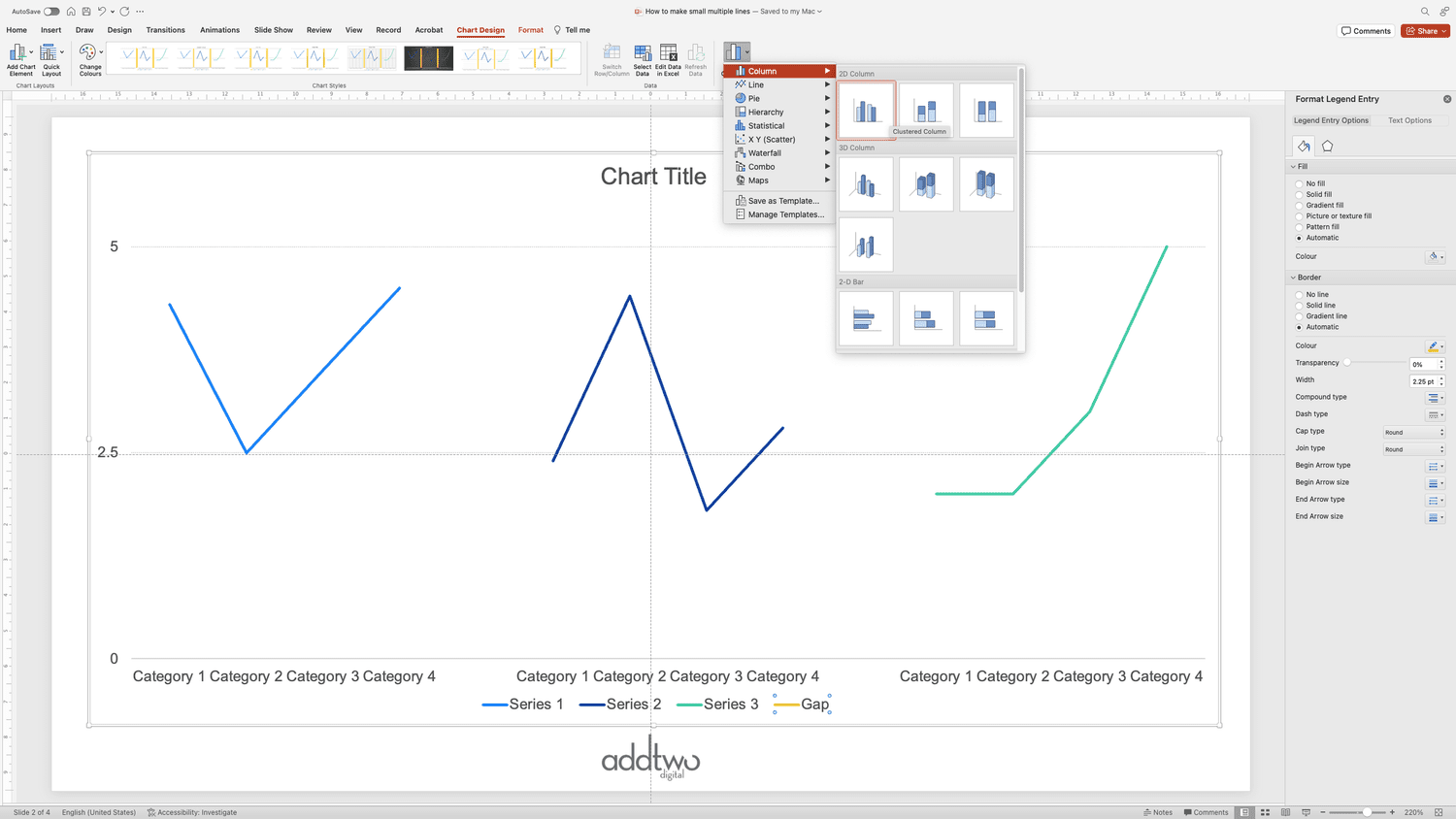 PowerPoint charts — AddTwo