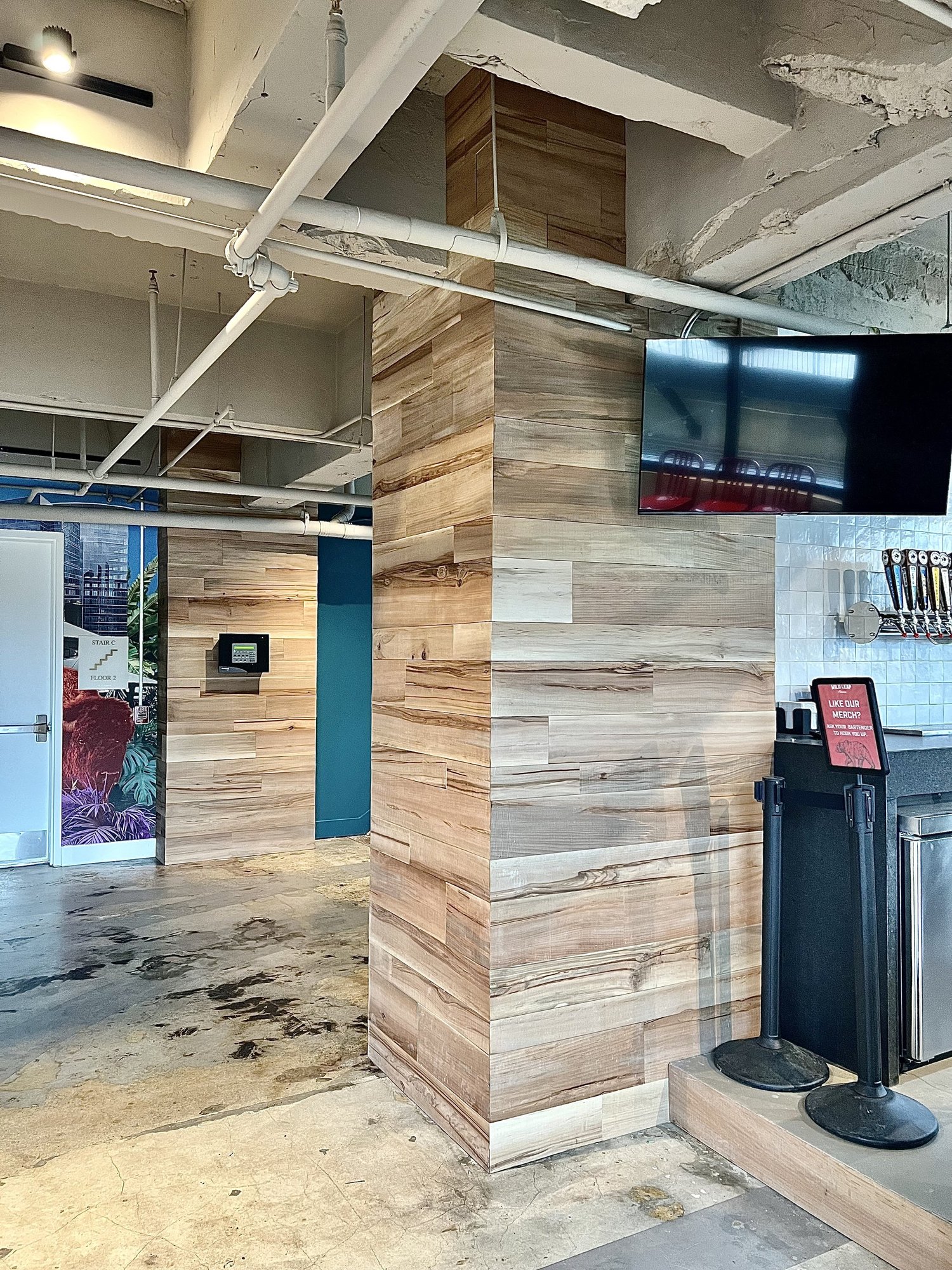 Wild Leap Wall Paneling Calico Leaf — Eutree Inc.