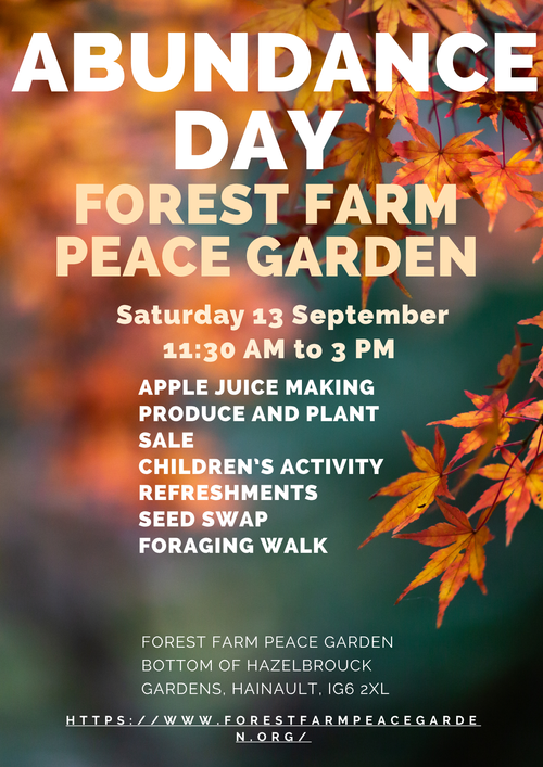 Events — Forest Farm Peace Garden