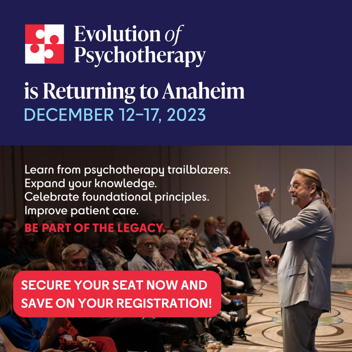 Milton H Erickson Foundation: Evolution of Psychotherapy 2023 w/ Dr Levine — Ergos Institute, Inc