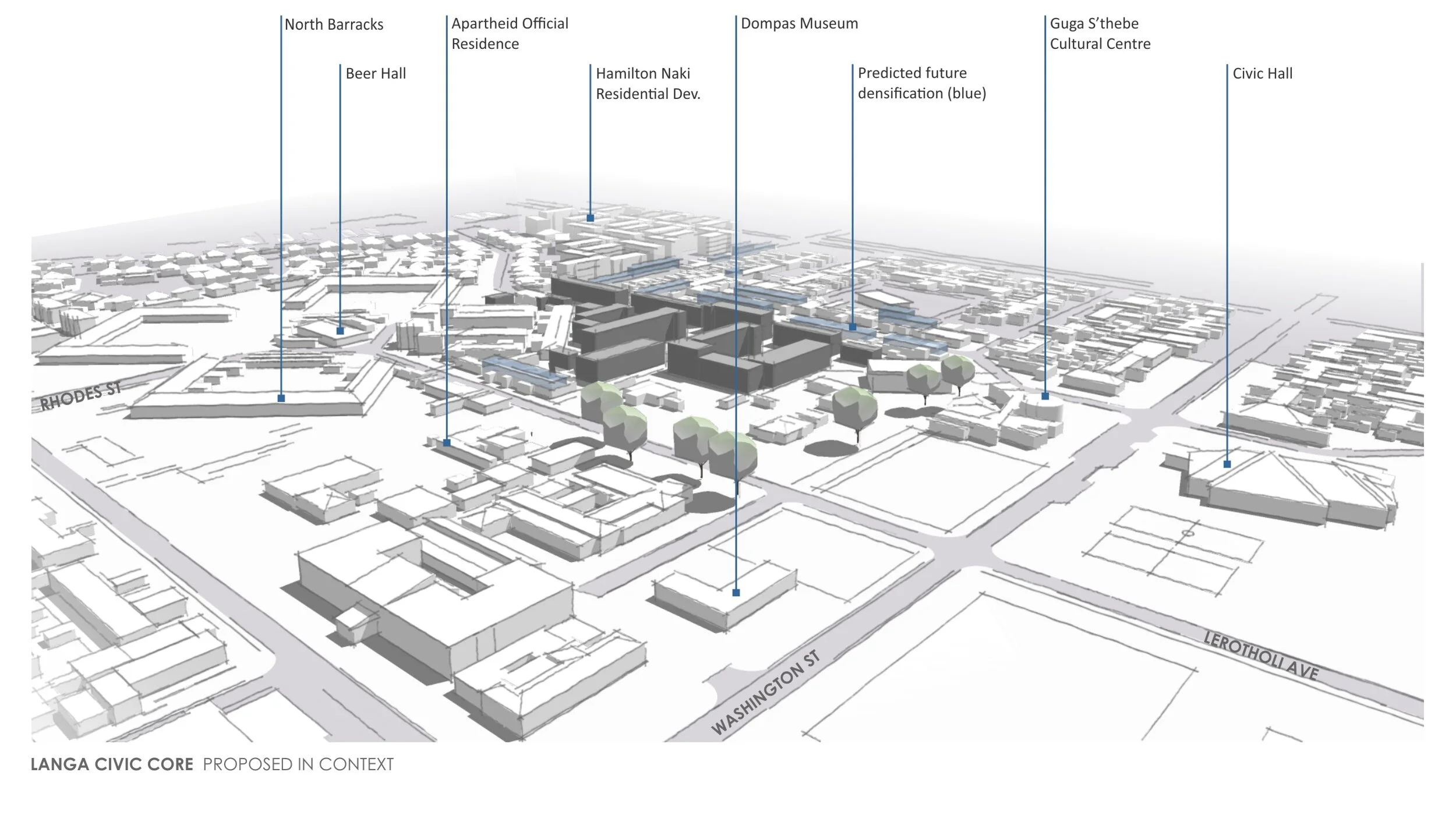 Langa Civic Core Siyahlala (Framework Plan) — Urban Concepts (PTY) LTD