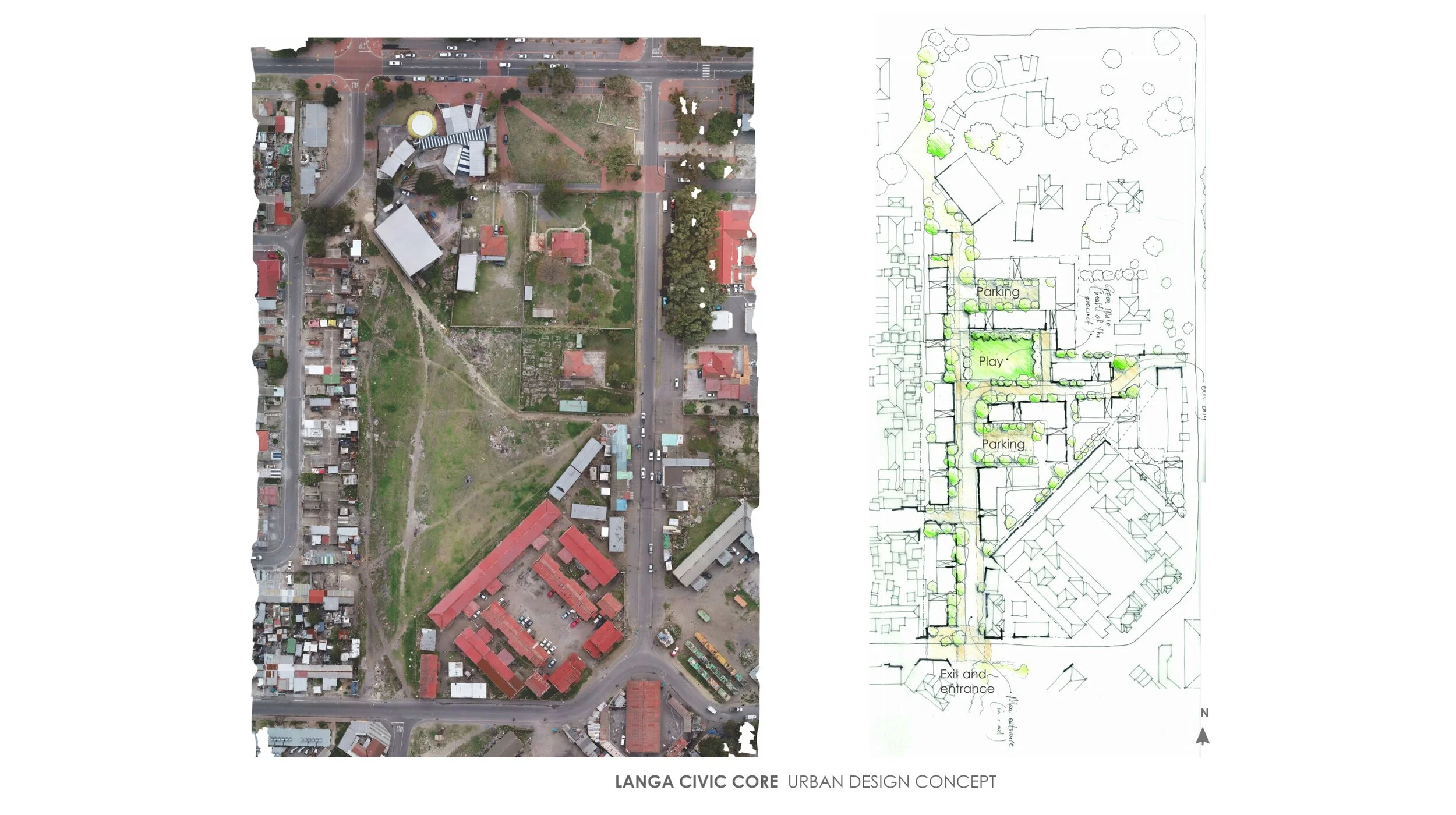 Langa Civic Core Siyahlala (Framework Plan) — Urban Concepts (PTY) LTD