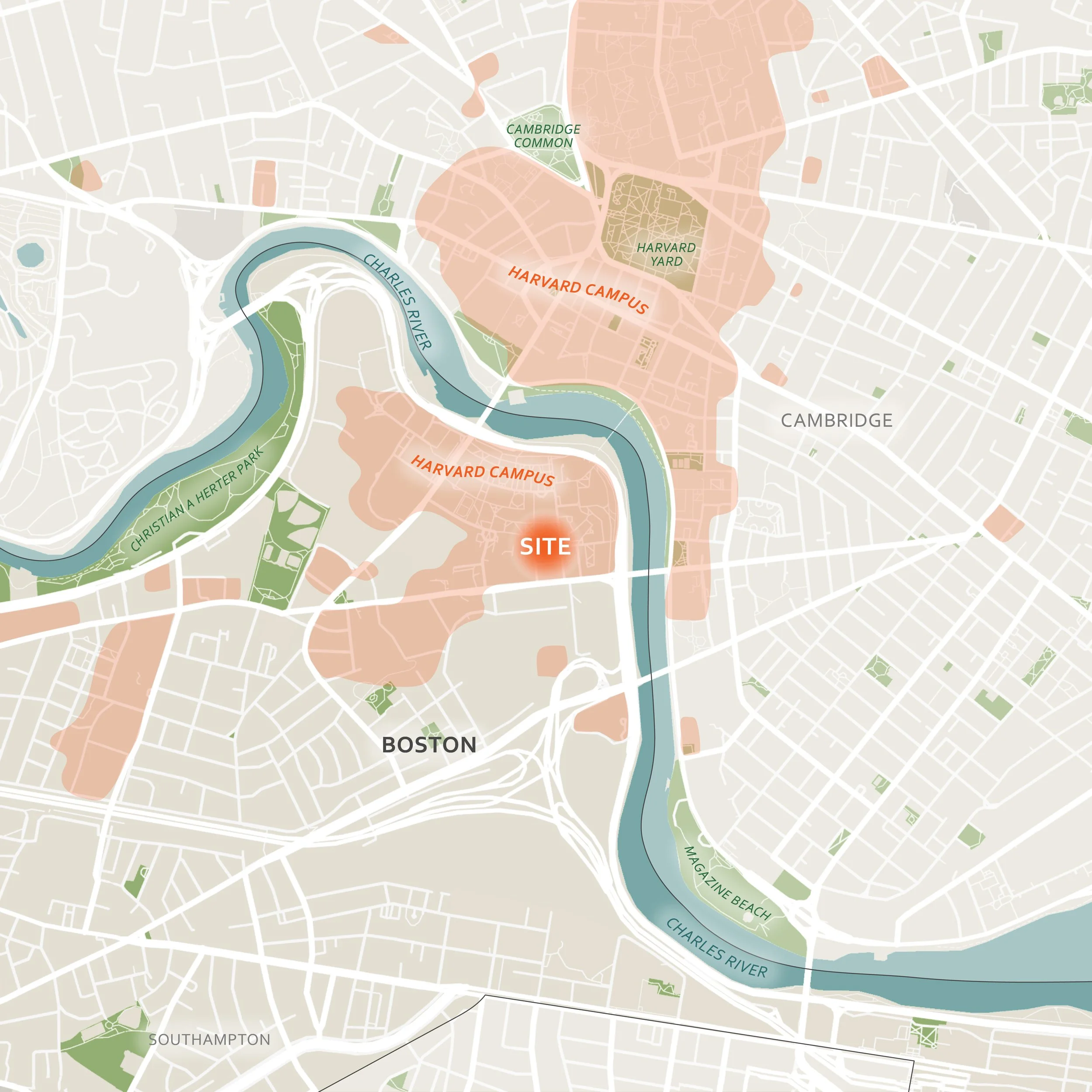 Harvard Business School Campus Map