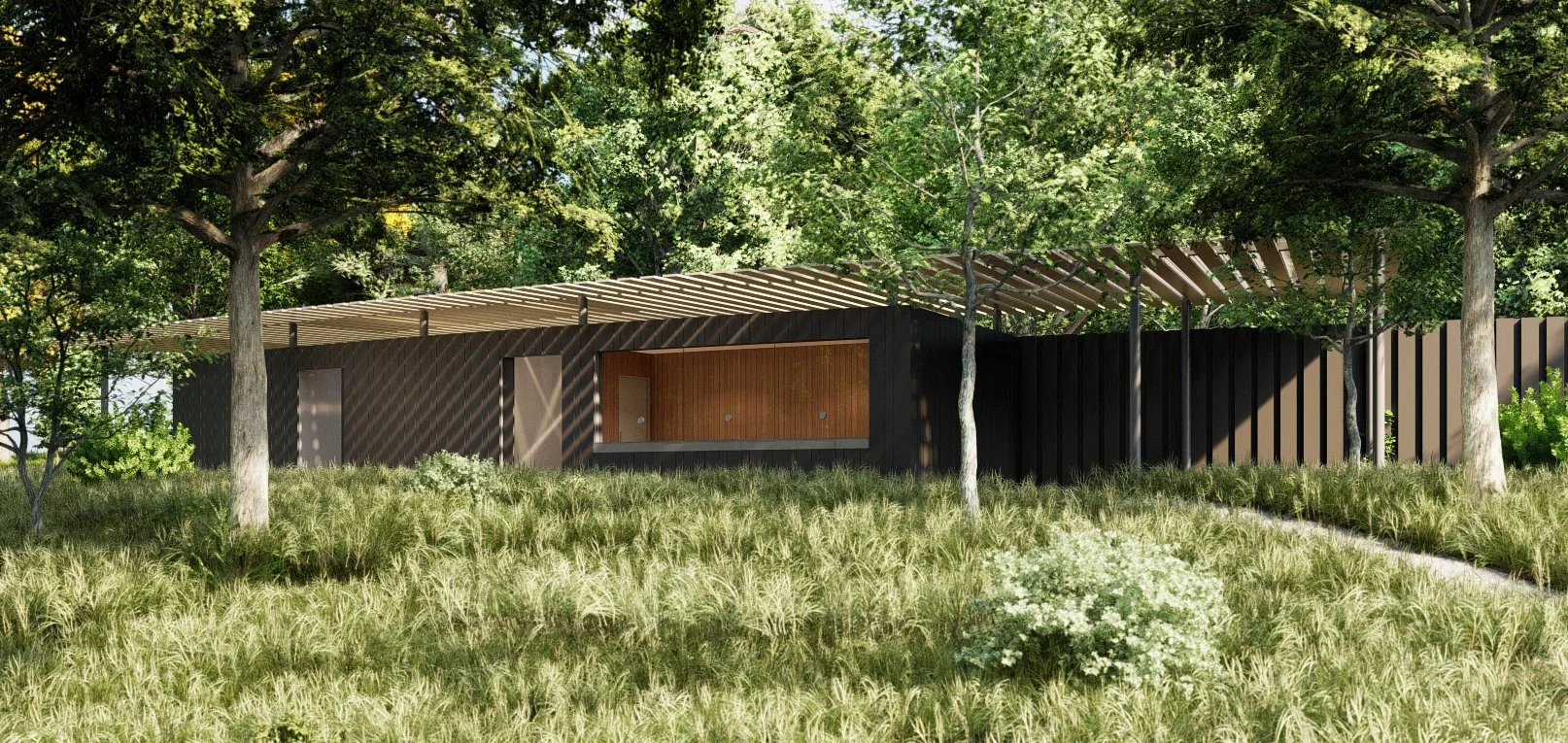 Reid Architecture UNC Chapel Hill Forest Theatre Campus Pavilions — REID