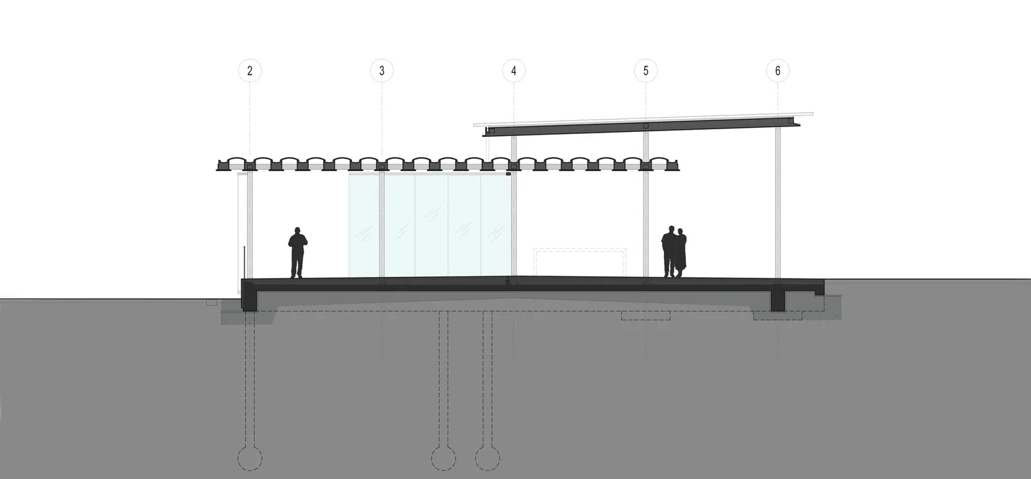 campus pavilion, campus social space, harvard hangout, modern pavilion ...
