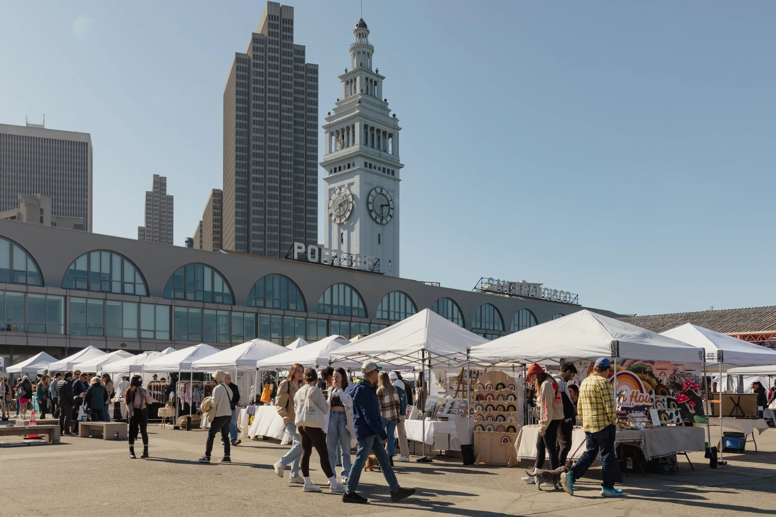 HEAD WEST at the SF Ferry Building in San Francisco — HEAD WEST