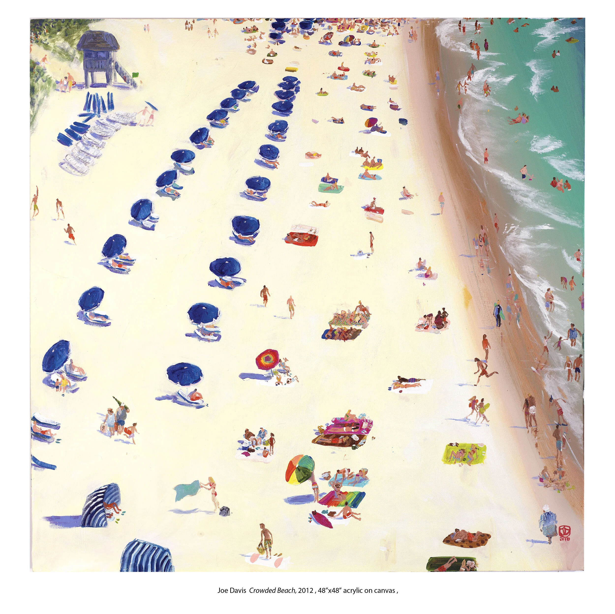 paintings by joe davis contemporary coastal beach — Joe Davis artist