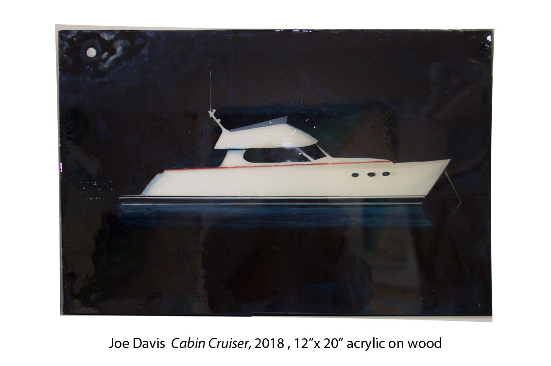 paintings by joe davis contemporary coastal beach boats cargo ships ...