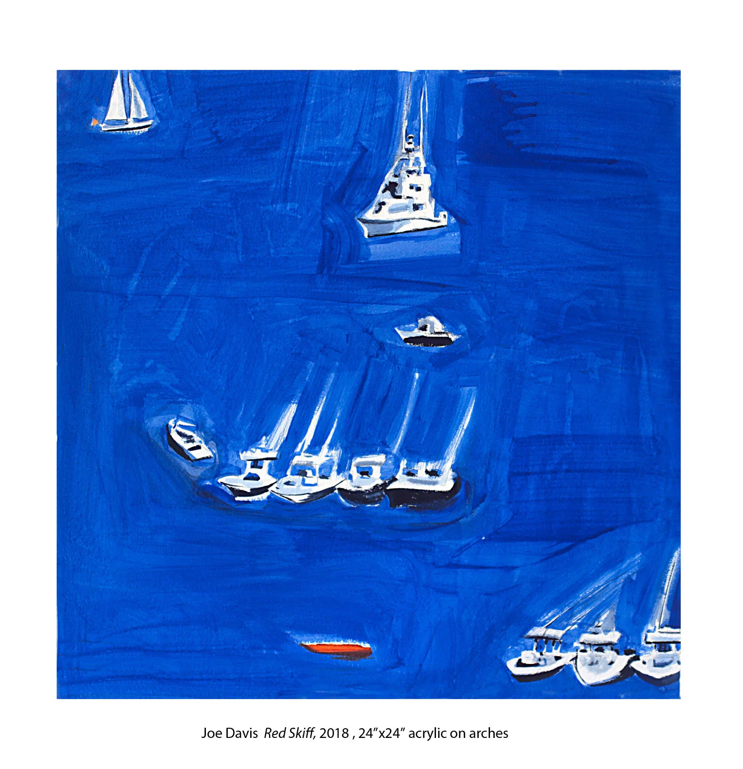 paintings by joe davis contemporary coastal beach boats cargo ships ...