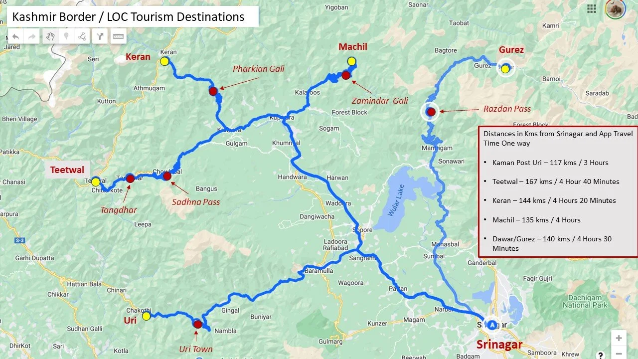 Kashmir Broder - LOC Tourism : Day Trips / Overnigh Trips
