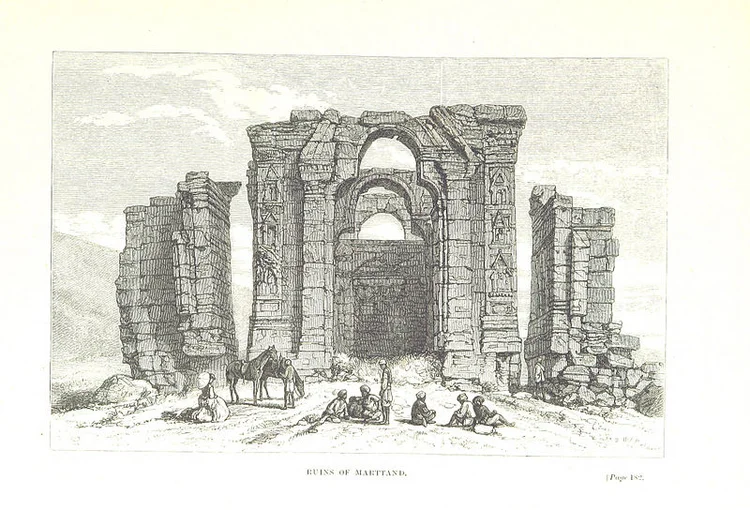 Martand Sun Temple : Then and Now