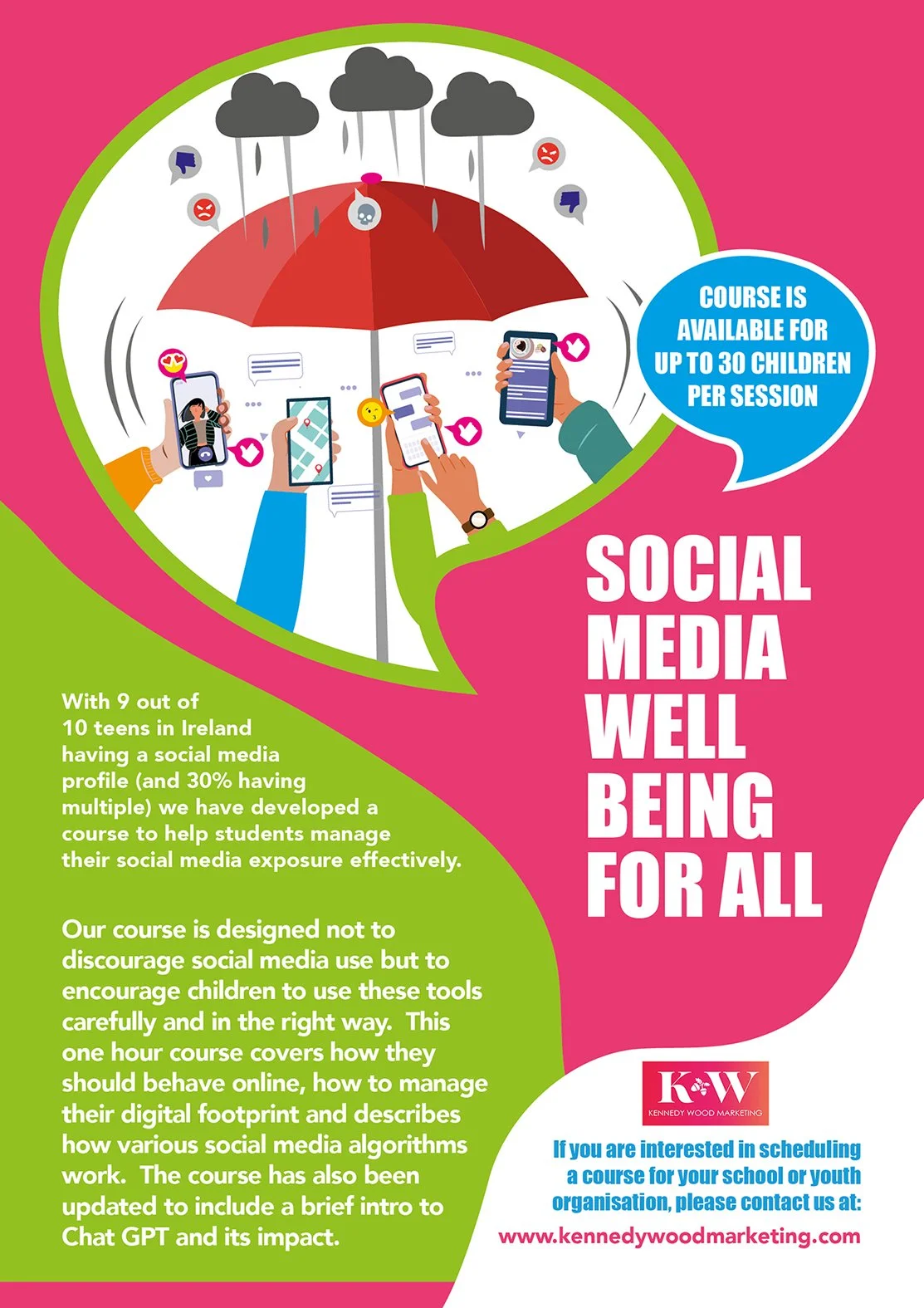 Social Media Well Being for Schools — Kennedy Wood Marketing