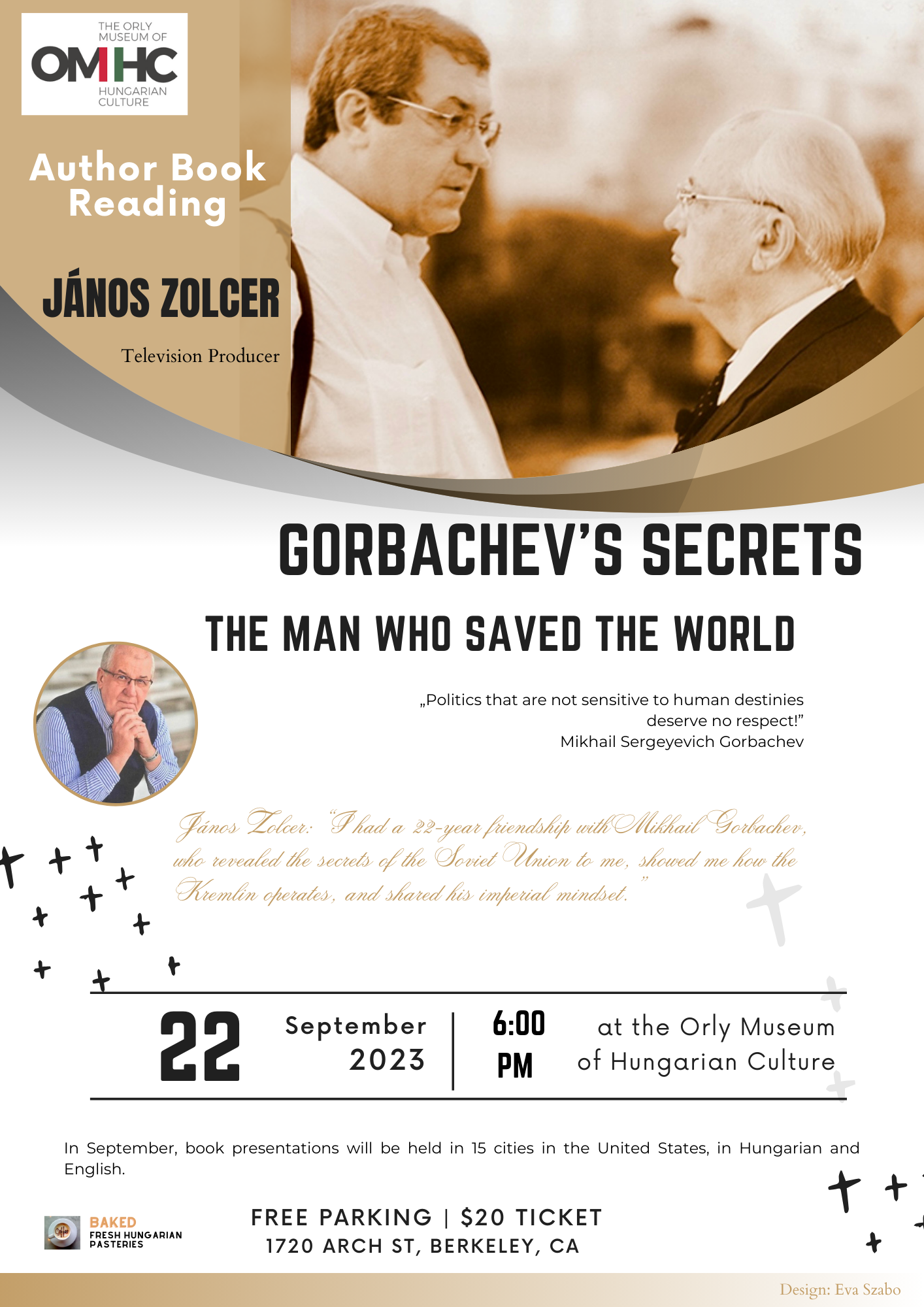 Author Book Reading: Gorbachev's Secrets — The Orly Museum of Hungarian ...