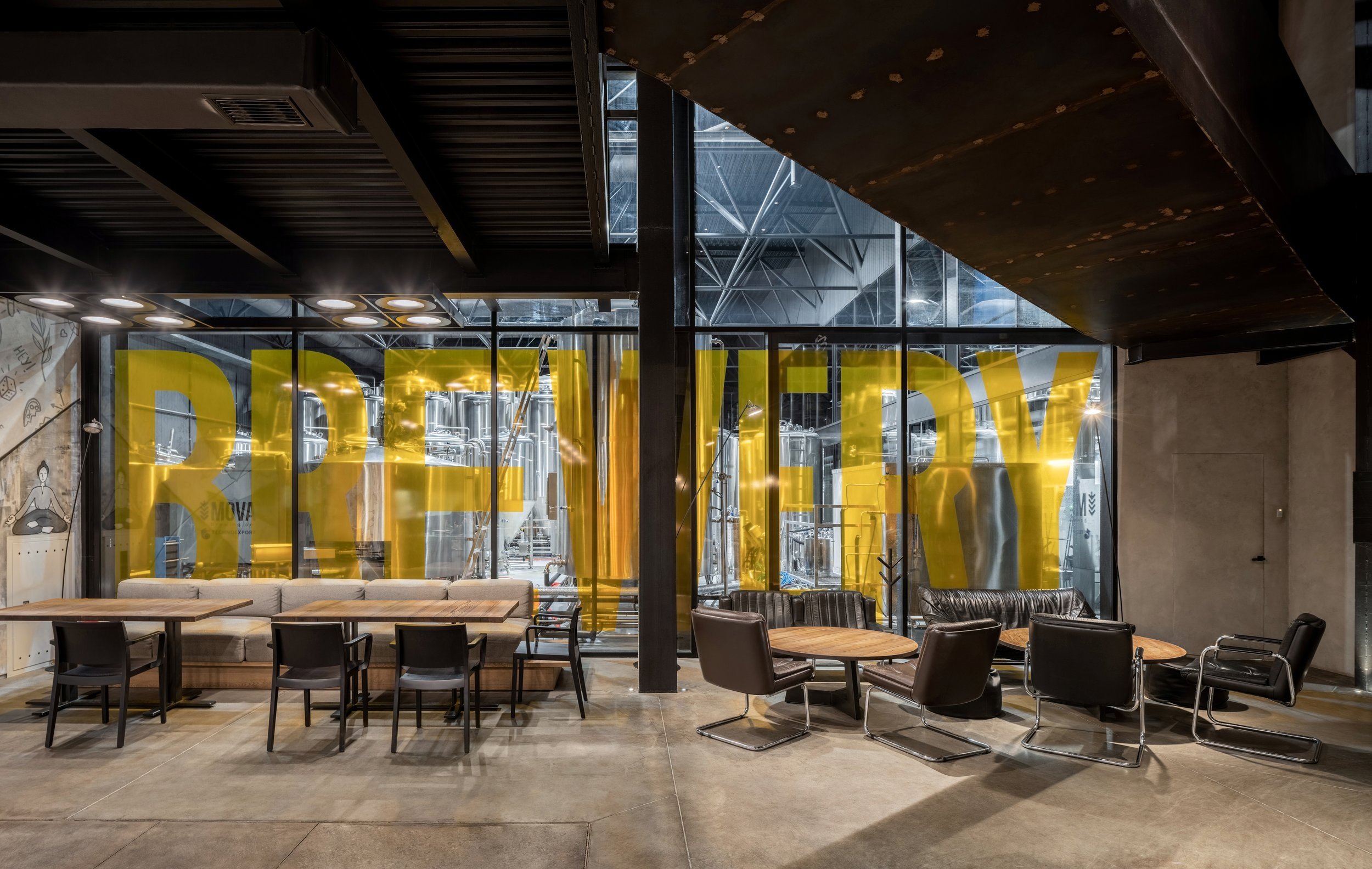 MOVA Beer Space in Dnipro designed by balbek bureau — balbek bureau