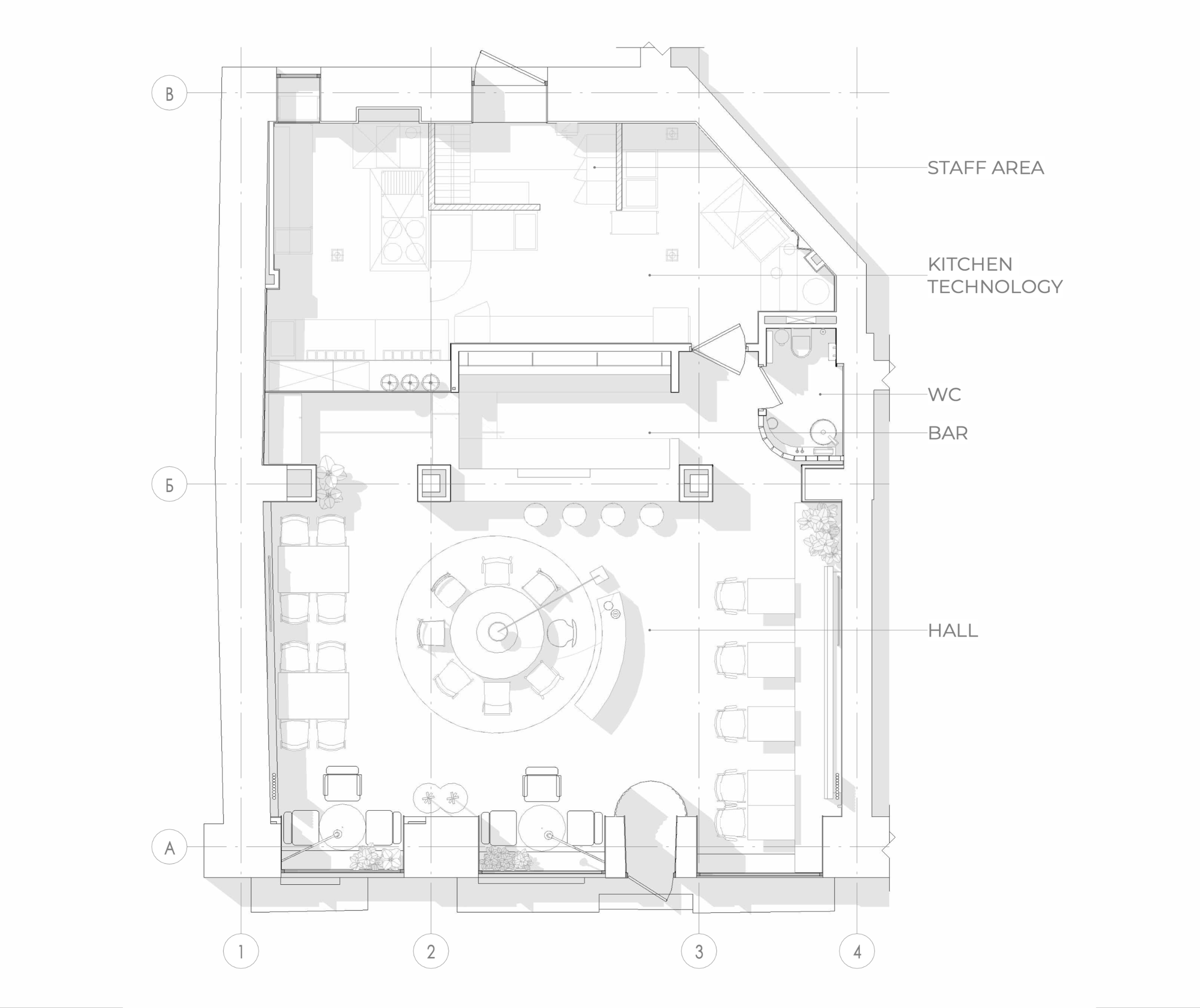 Māsa – interior design for a restaurant in Riga, Latvia — balbek bureau