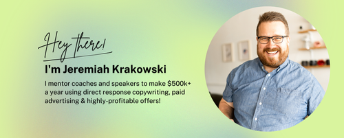 Jeremiah Krakowski | Grow Your Coaching or Course business