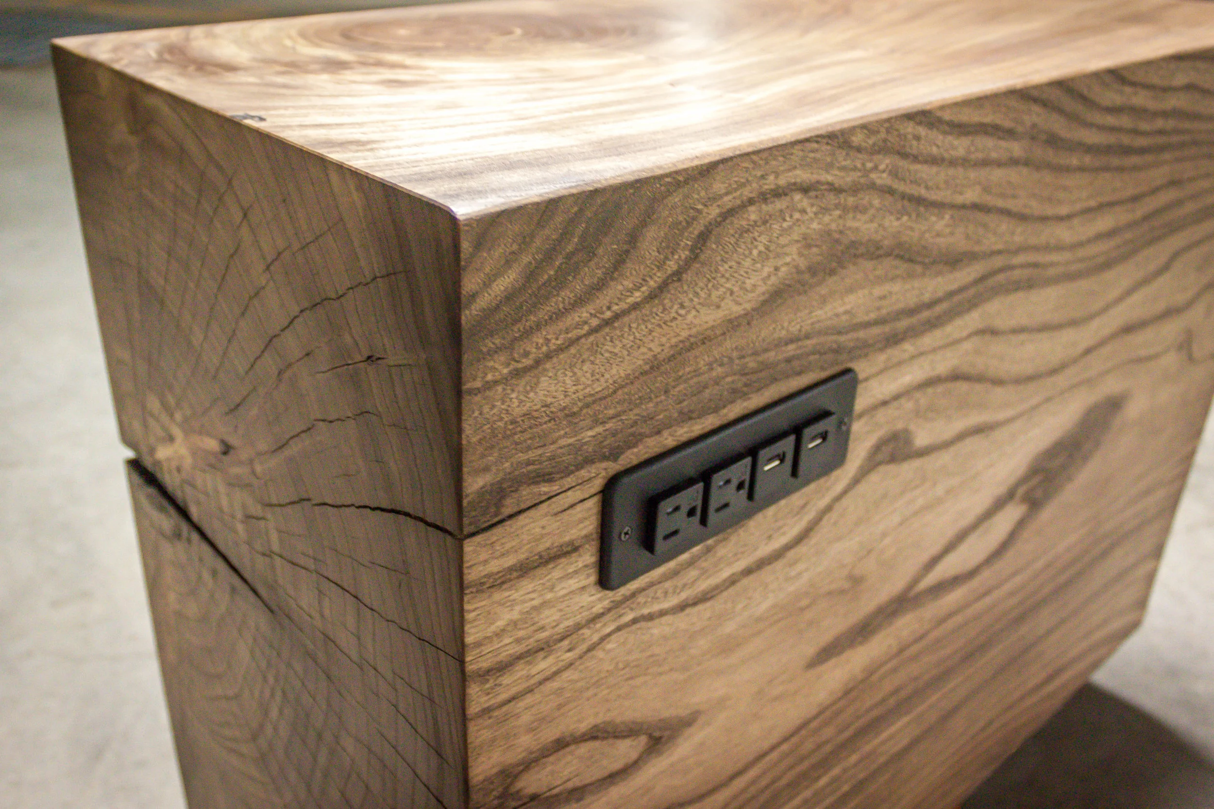 Solid Elm Blocks Furniture — Bittiker Architecture