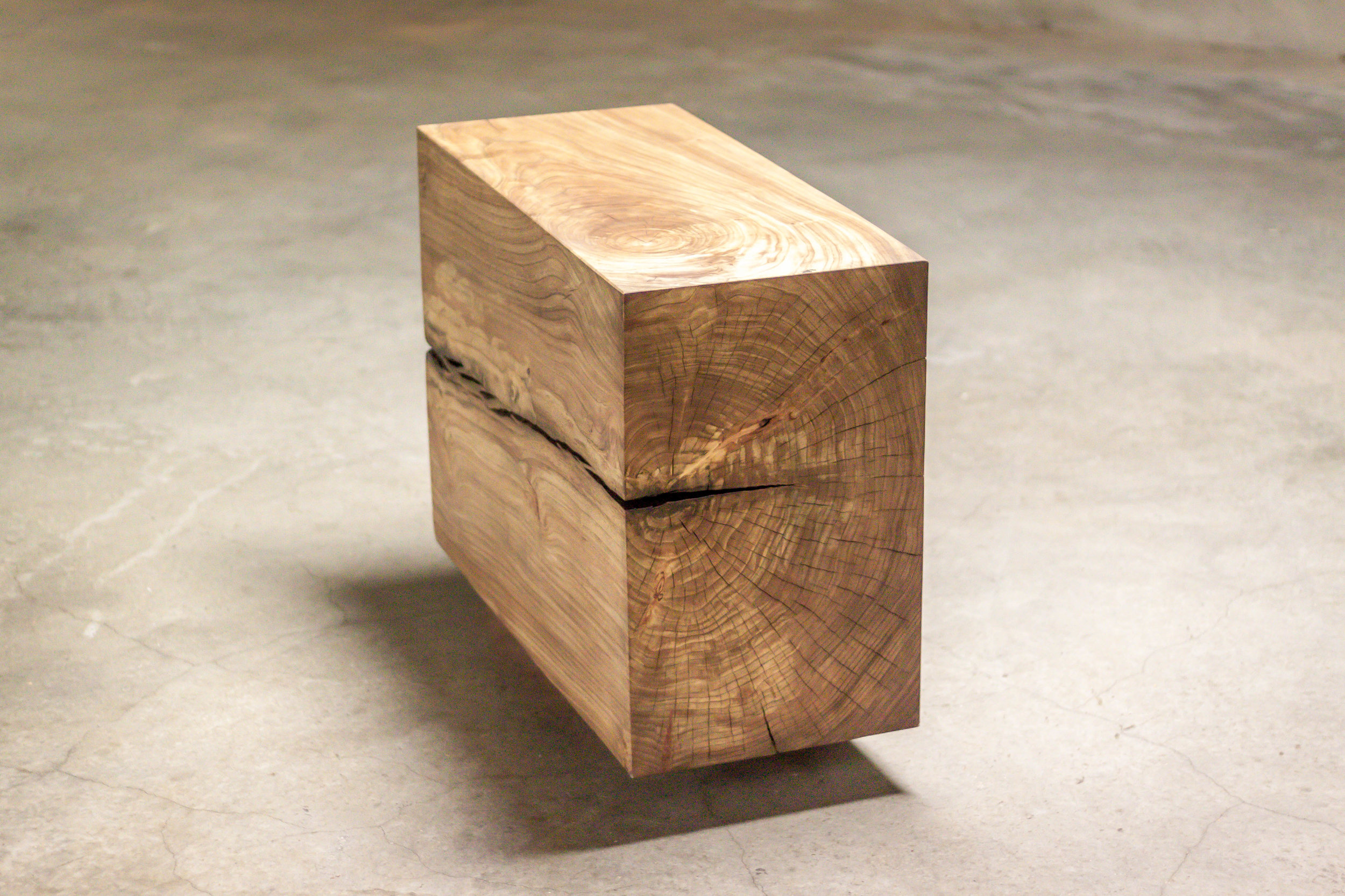 Solid Elm Blocks Furniture — Bittiker Architecture