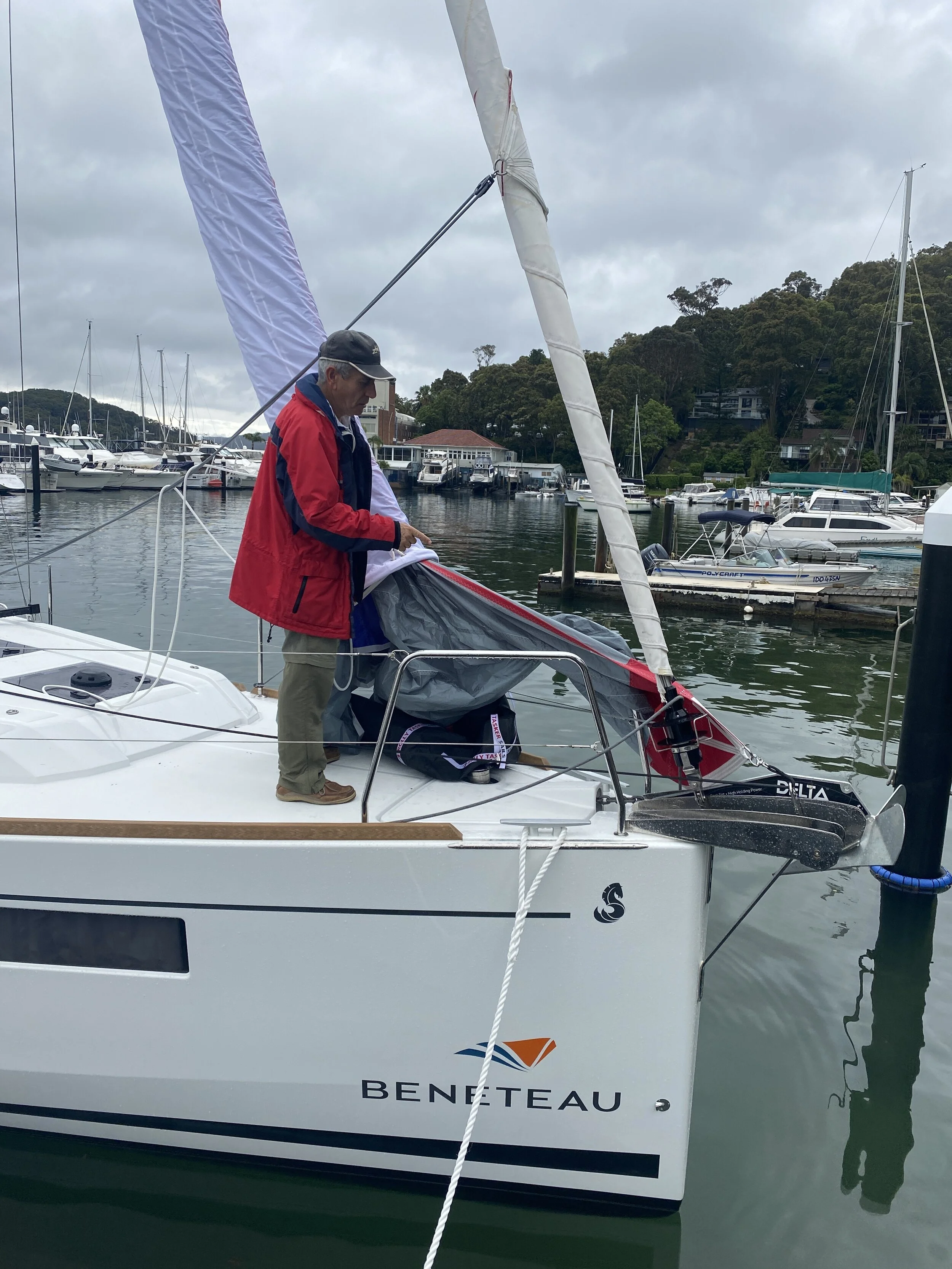 Spinnaker Sock — Rolly Tasker Sails Australia