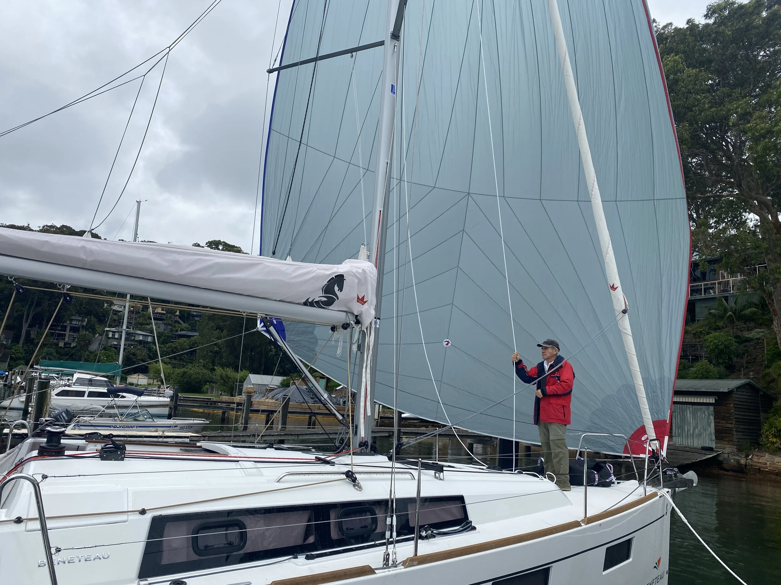 Spinnaker Sock — Rolly Tasker Sails Australia