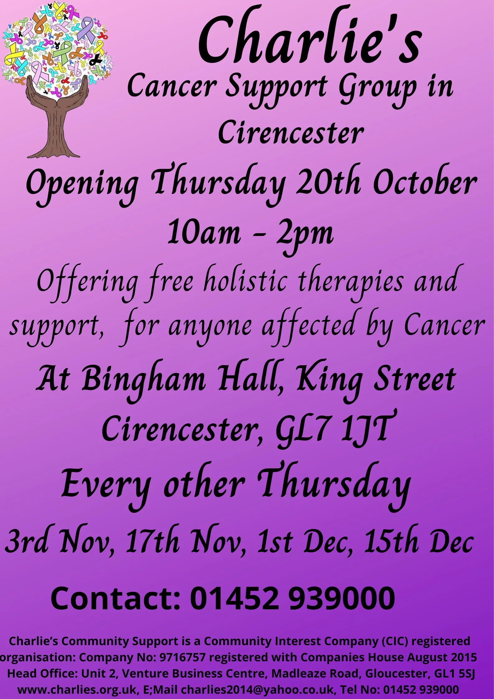 What's On — Bingham Hall