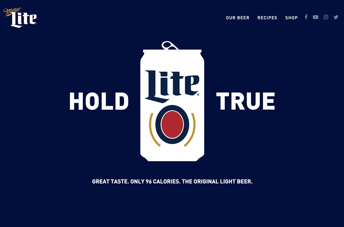 Miller Lite Website — Chris Shen - Digital Producer and Project Manager