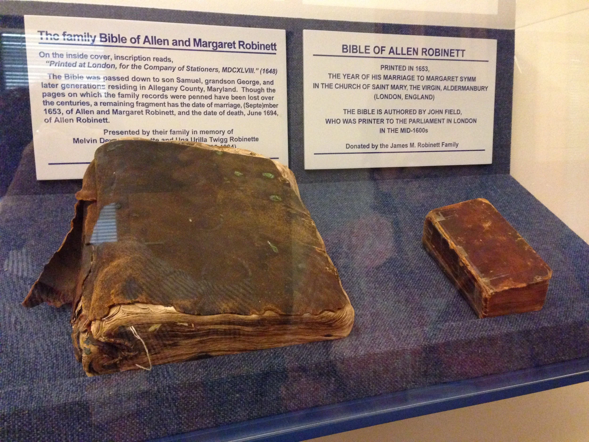 RFA Database — Robinett Family Association