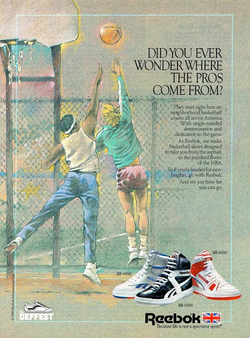 Reebok — The Deffest®. A vintage and retro sneaker blog. — Vintage Ads