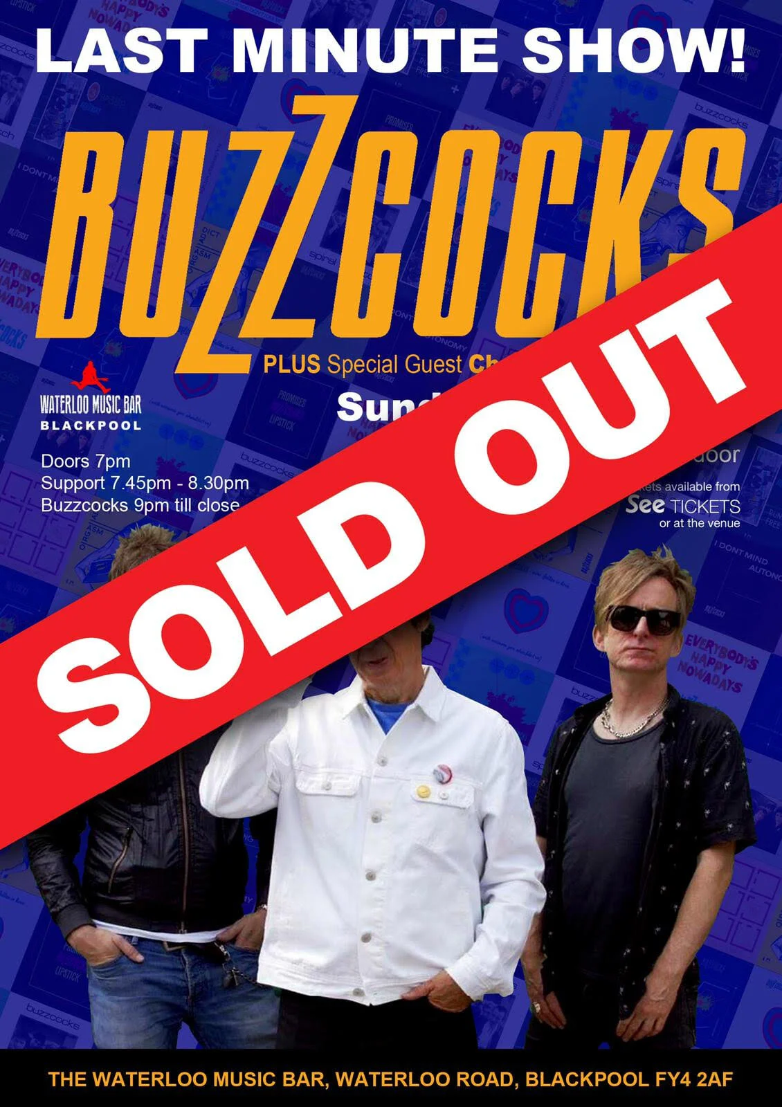 Events — Buzzcocks